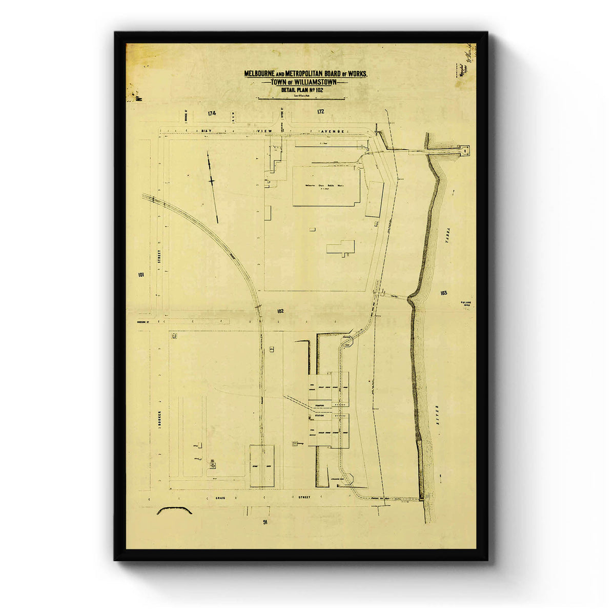 Williamstown, Victoria Australia Vintage Map #26 (1896) – Vintage Maps