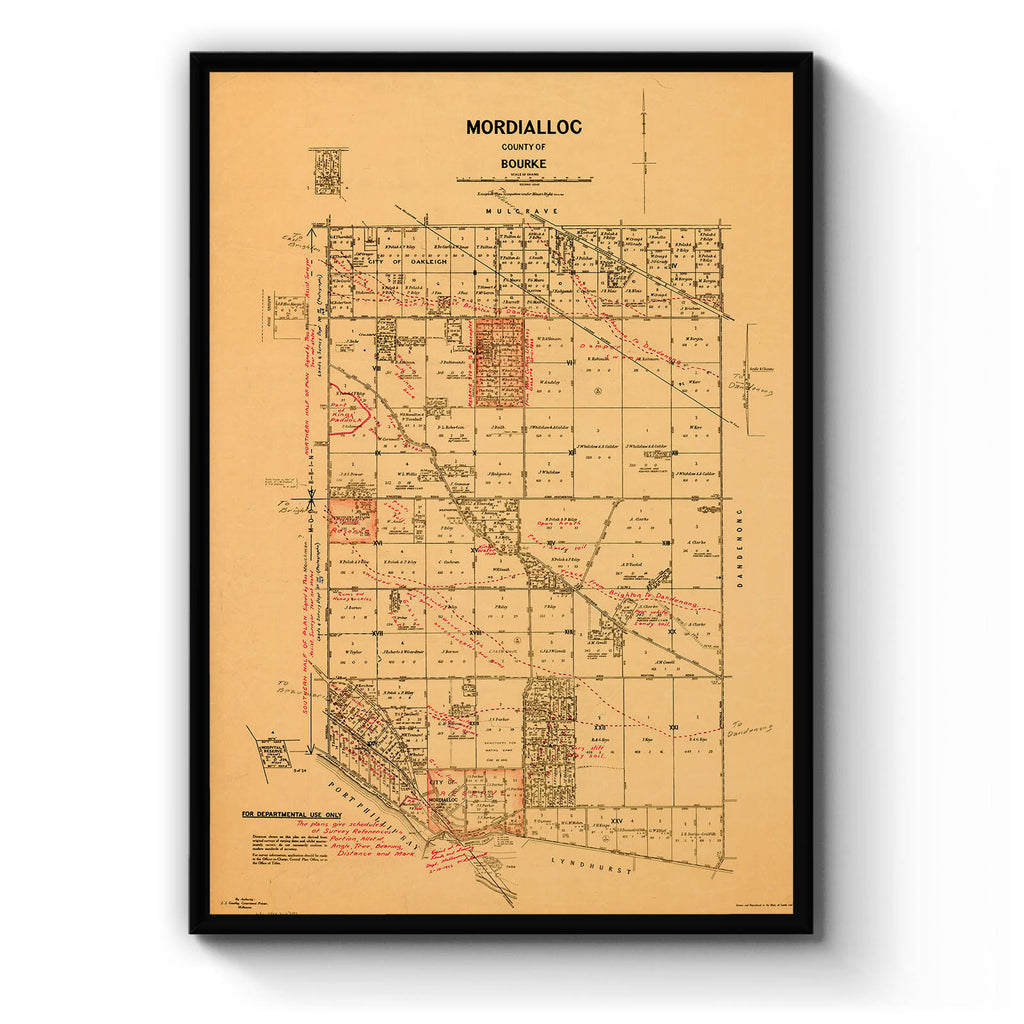 Springvale, Victoria Vintage Maps