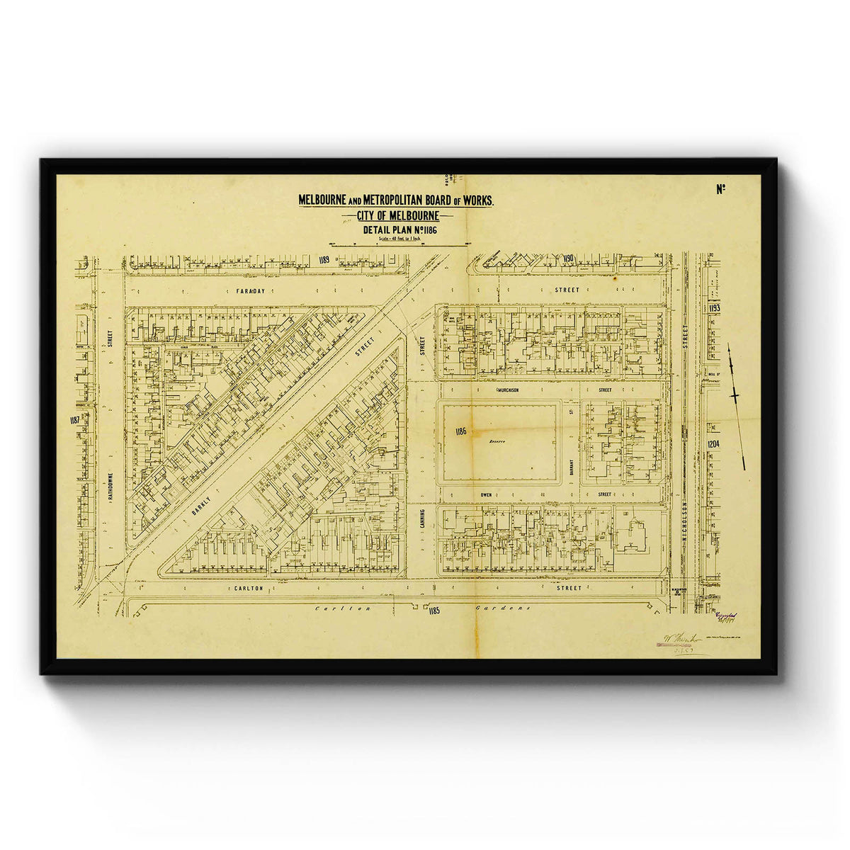 Carlton, Victoria Australia Vintage Map #27 (1897) – Vintage Maps