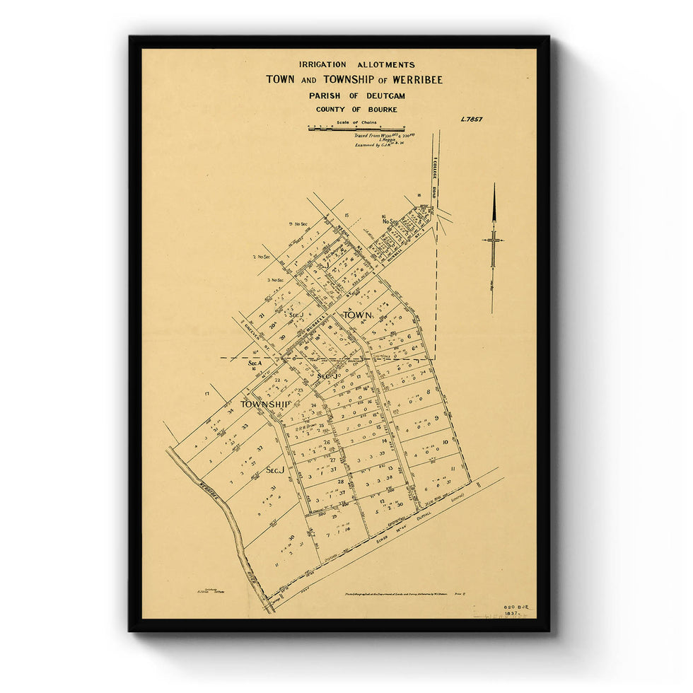 Werribee, Victoria Vintage Maps