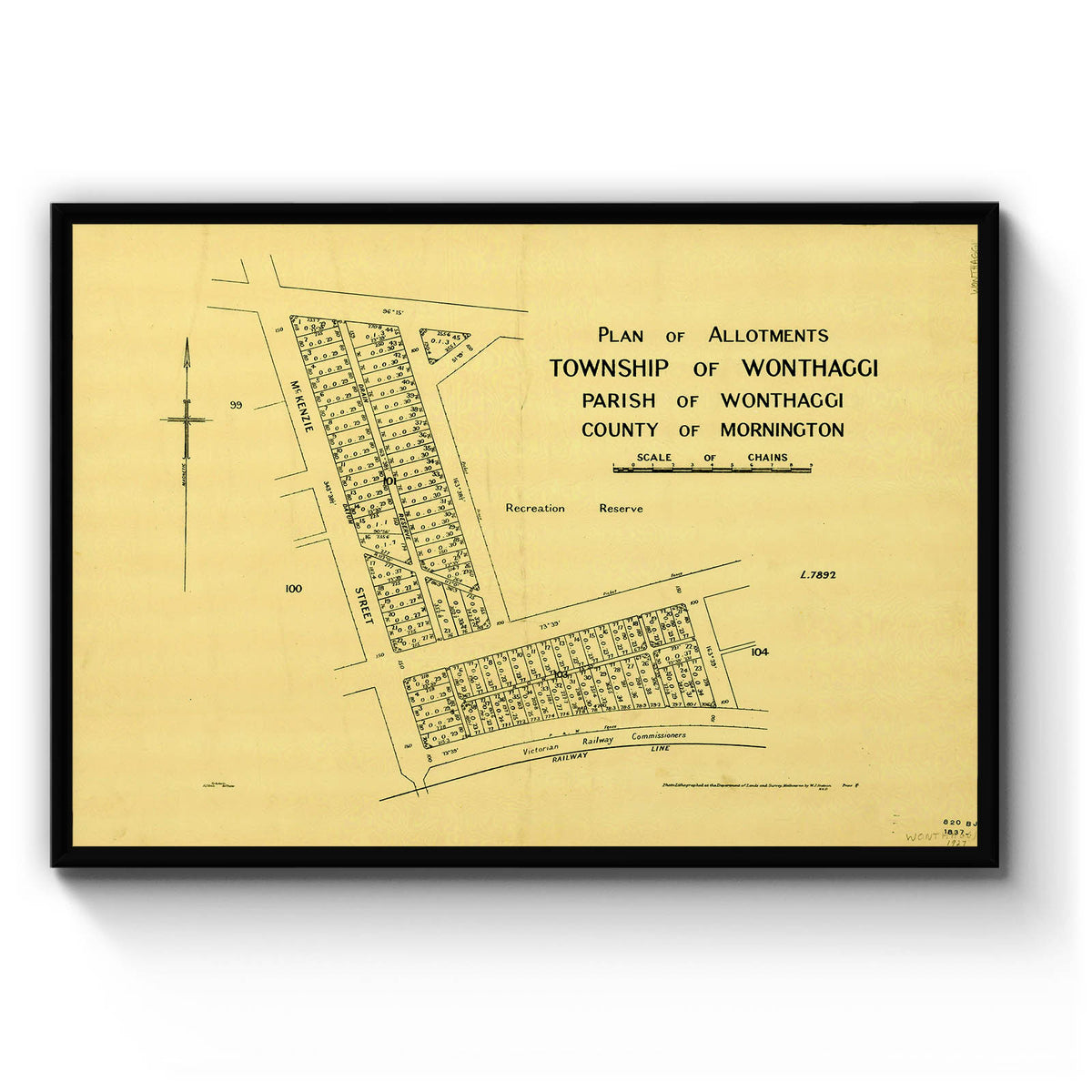 Wonthaggi, Victoria Australia Vintage Map #12 (1927) – Vintage Maps