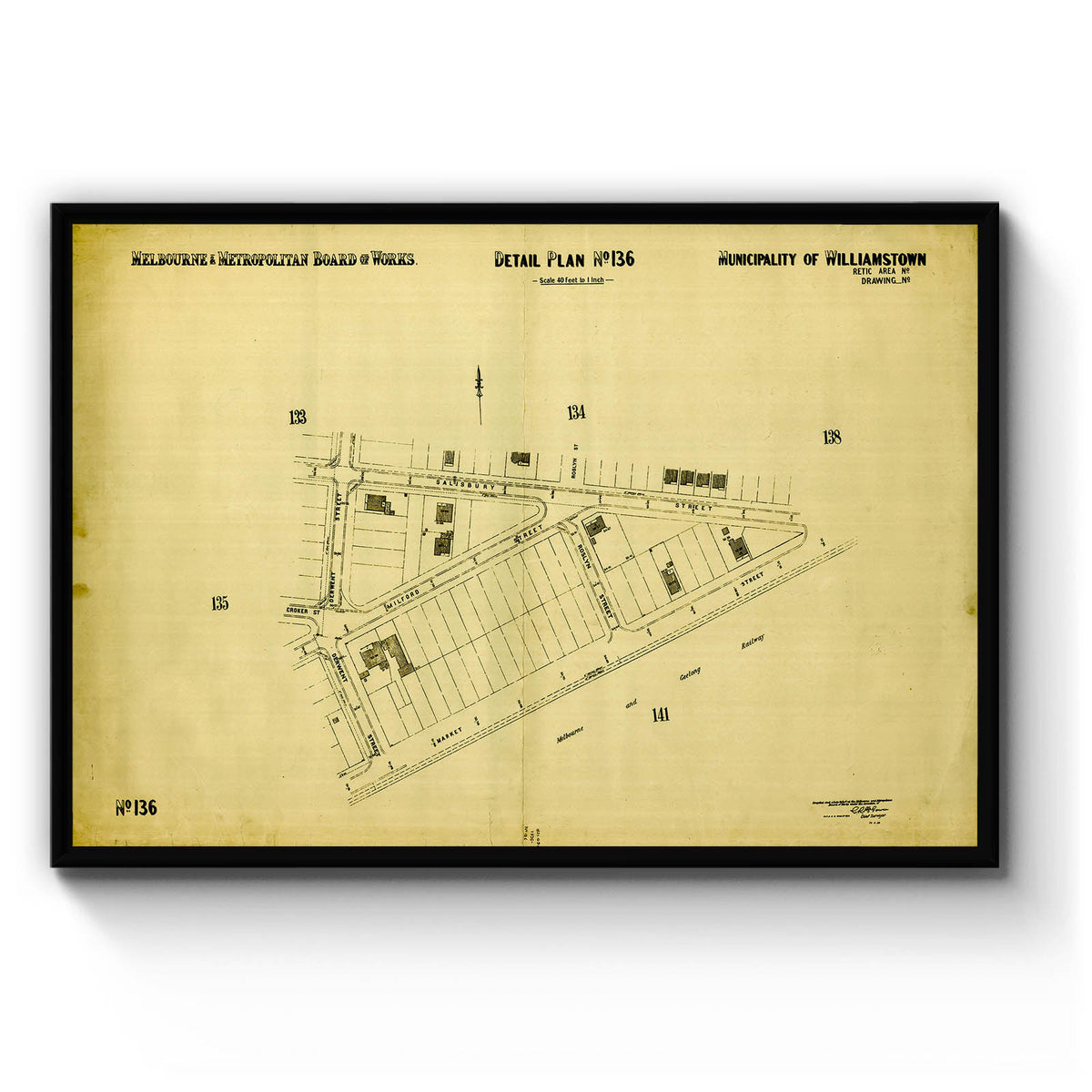 Williamstown, Victoria Australia Vintage Map #68 (1938) – Vintage Maps