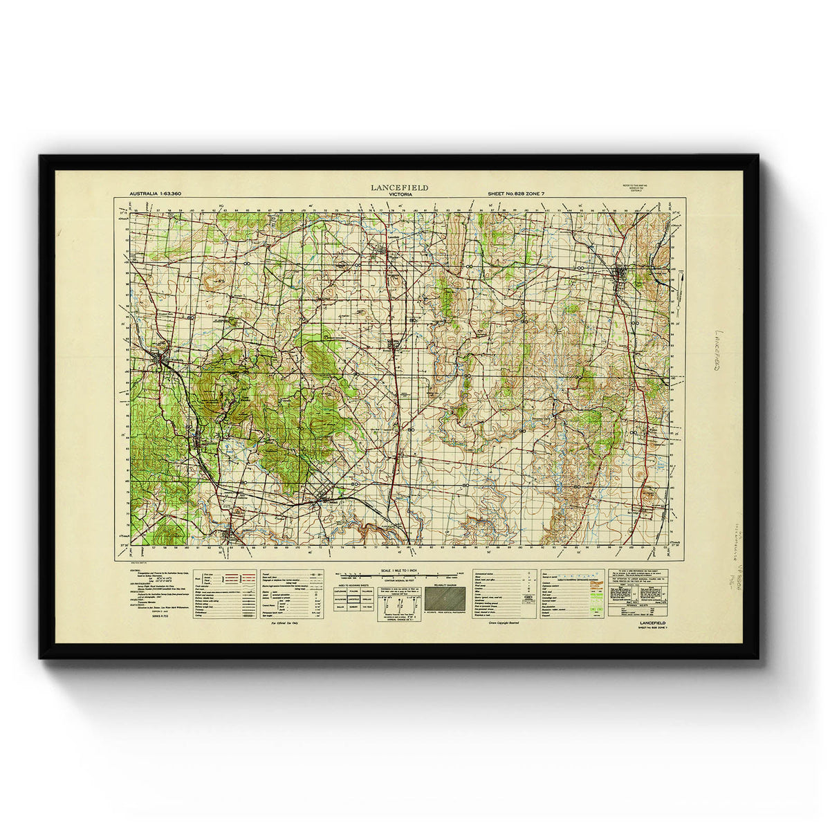 Kilmore, Victoria Australia Vintage Map #8 (1947) – Vintage Maps