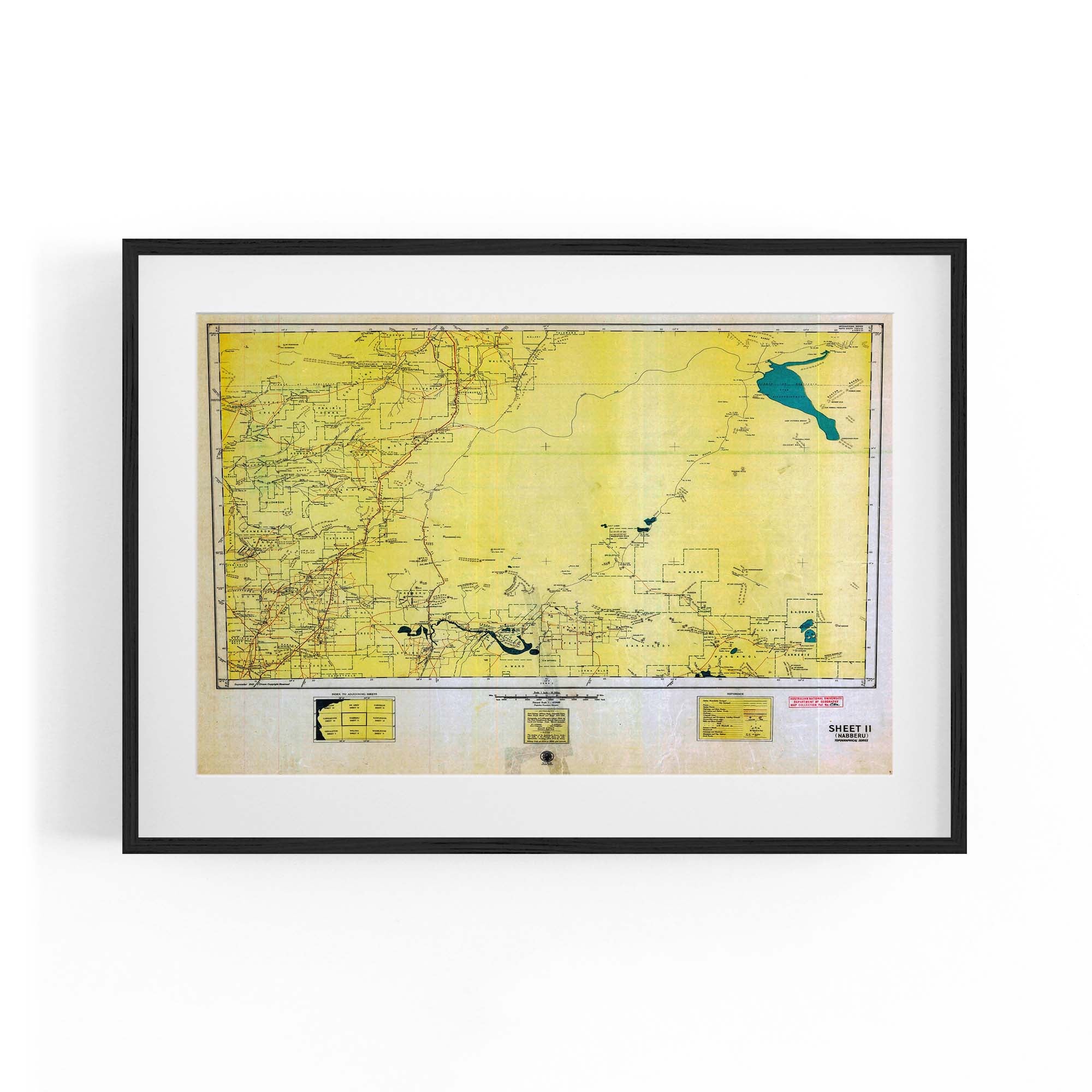 1949 Map of Nabberu & Surrounds, Western Australia – Vintage Maps