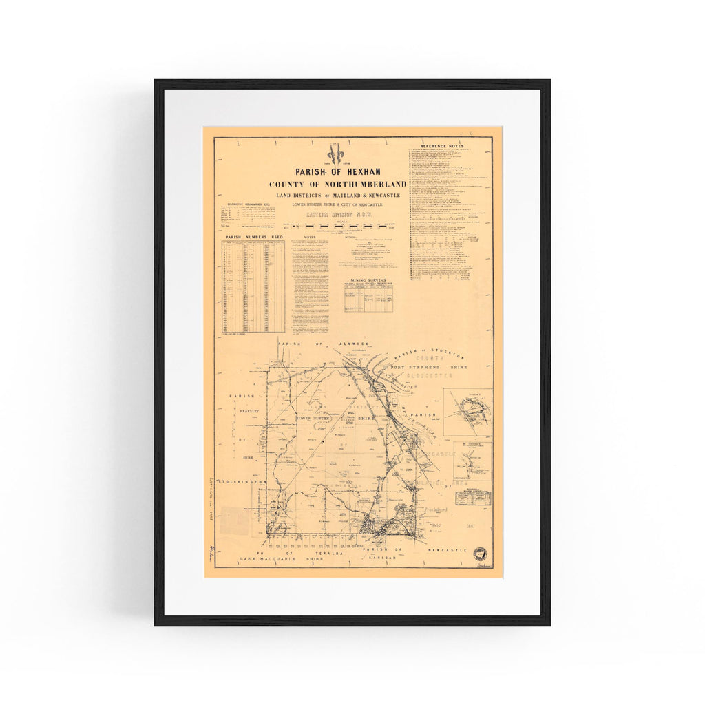 1953 Map of Hexham, New South Wales – Vintage Maps