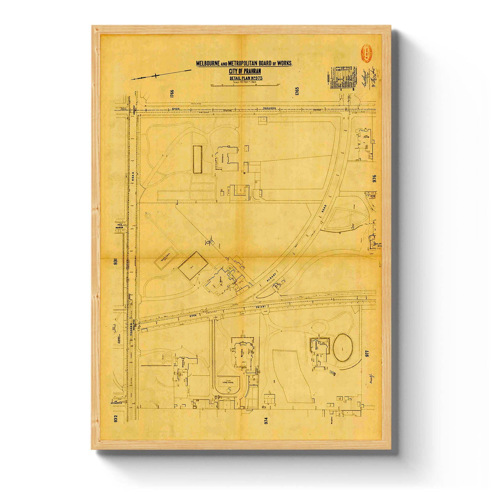 Toorak, Victoria Australia Vintage Map #21 (1905) – Vintage Maps