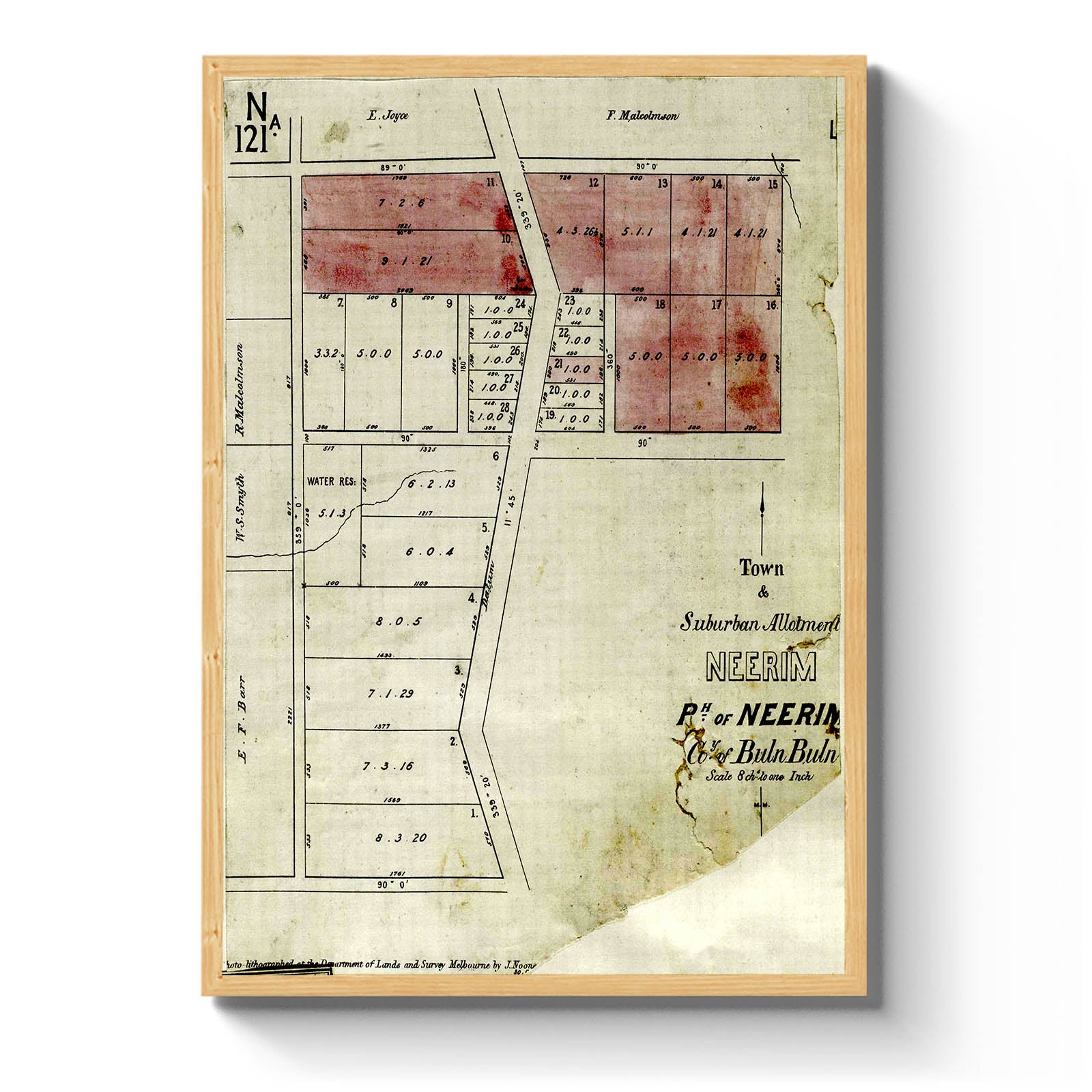 Neerim, Victoria Australia Vintage Map #1 (18--?) – Vintage Maps