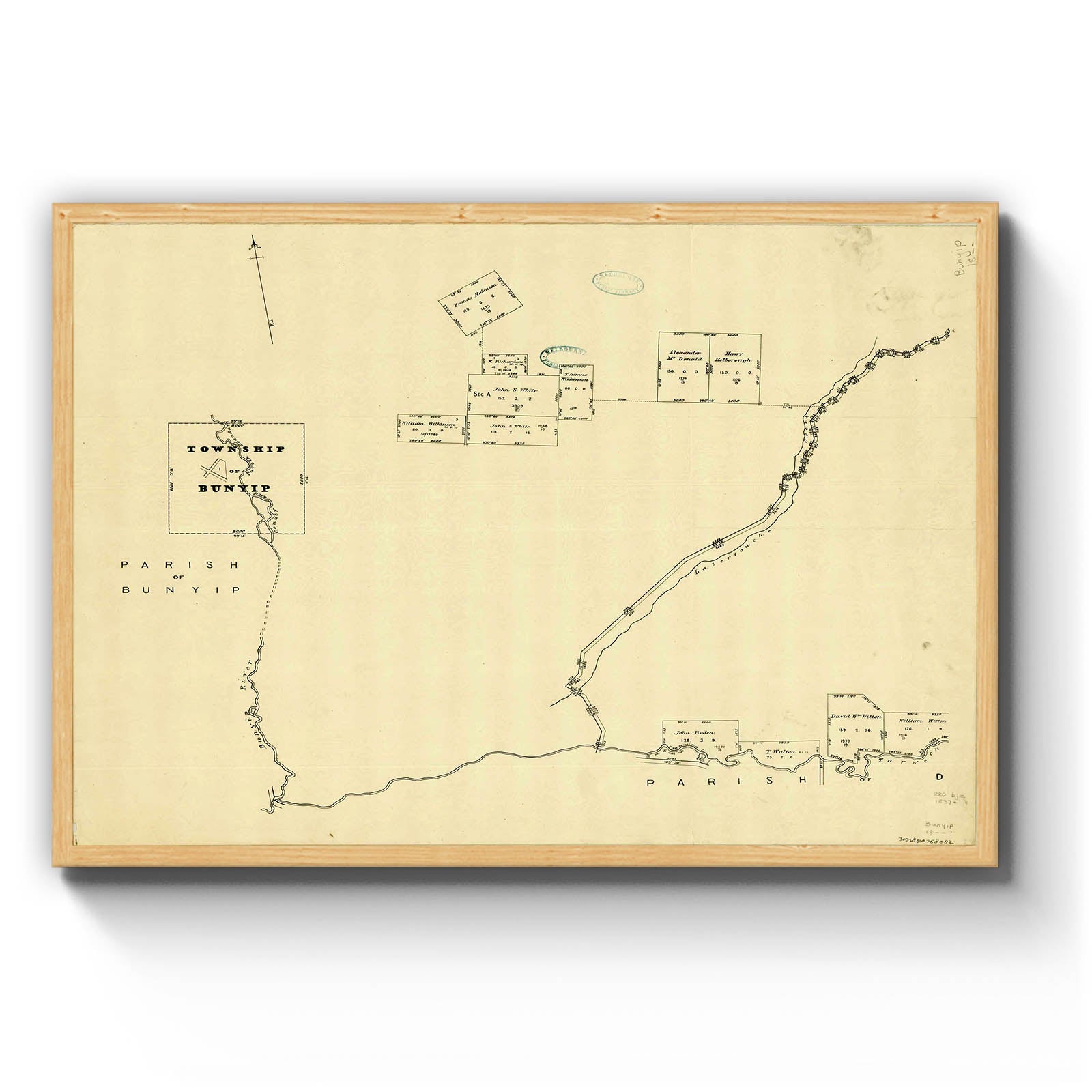 Bunyip, Victoria Australia Vintage Map #1 (18--?) – Vintage Maps