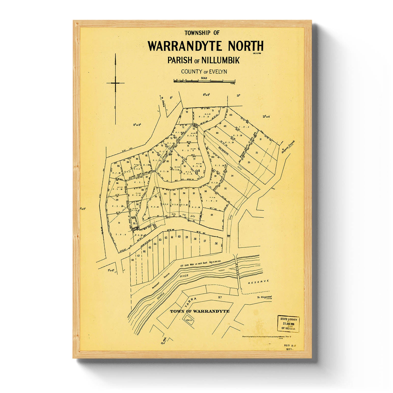 Warrandyte, Victoria Australia Vintage Map #10 (1930) – Vintage Maps