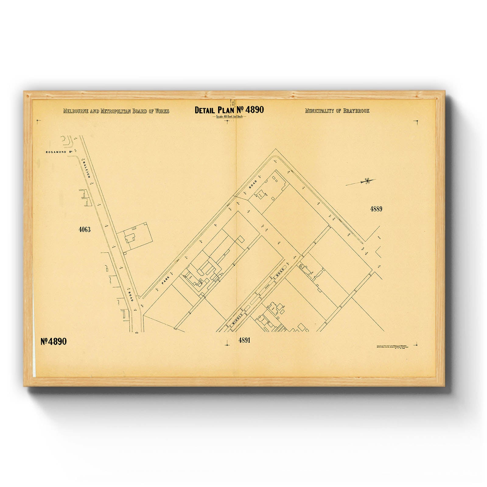 Braybrook, Victoria Australia Vintage Map #20 (1946) – Vintage Maps