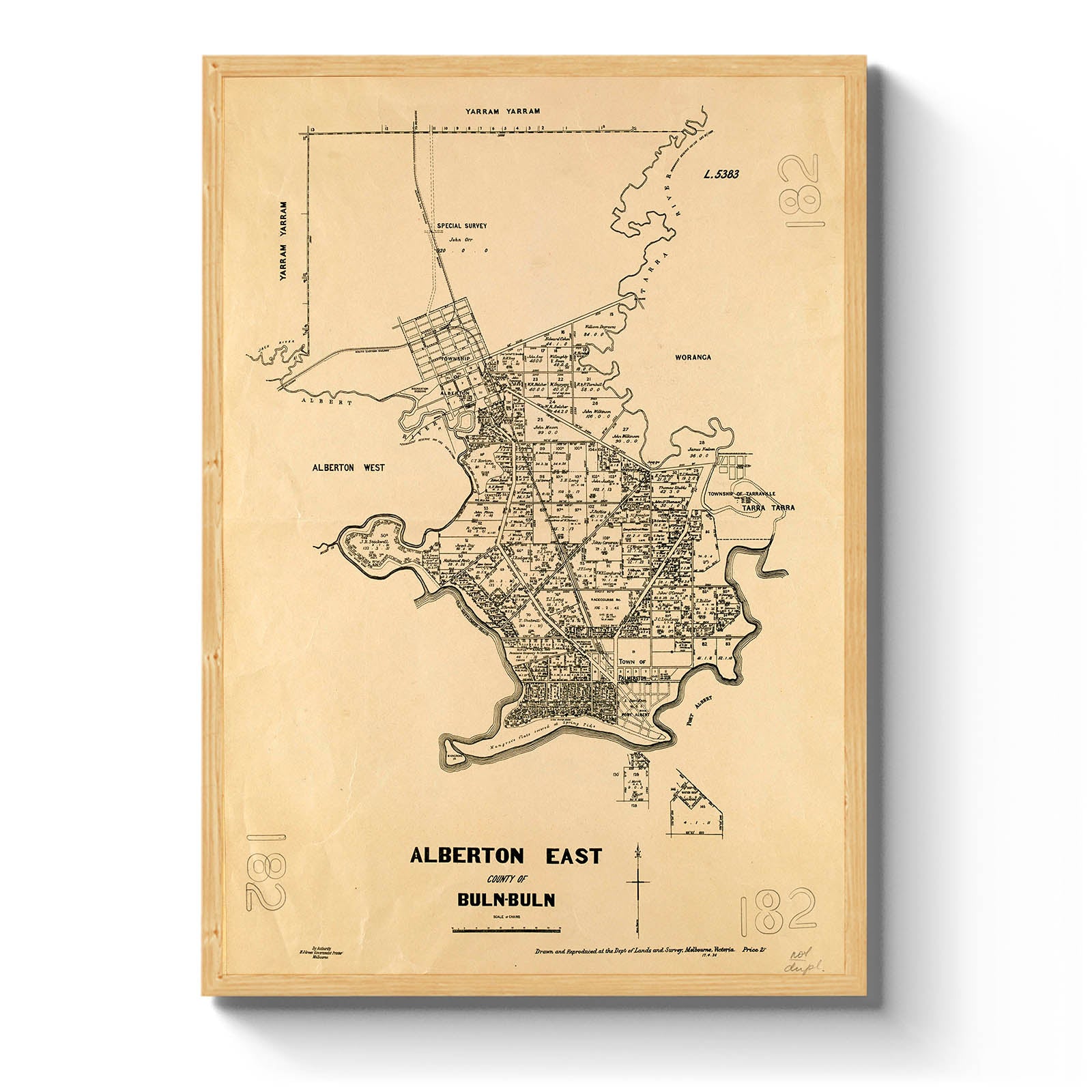 Alberton, Victoria Australia Vintage Map #7 (1936) – Vintage Maps