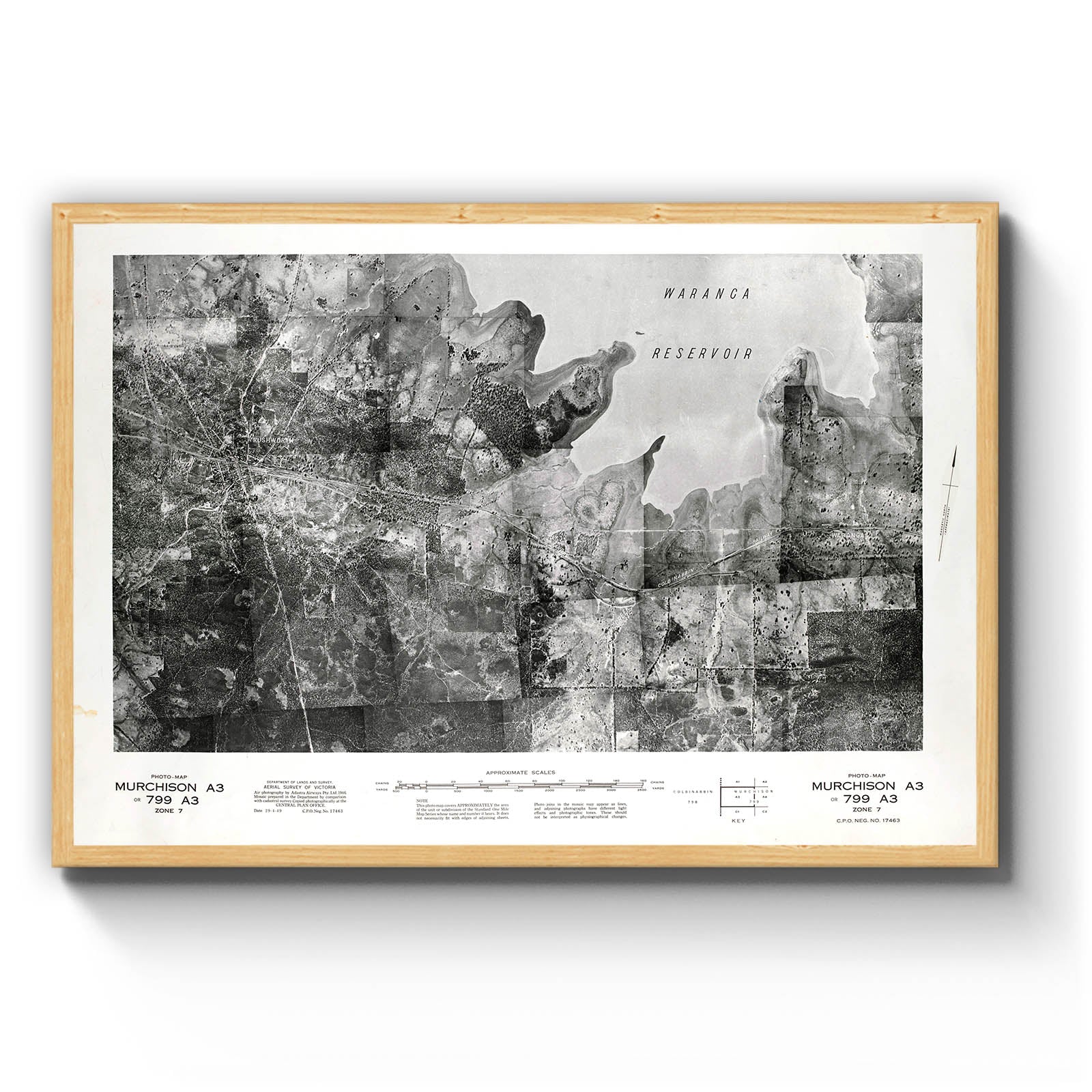 Rushworth, Victoria Australia Vintage Map #4 (1949) – Vintage Maps