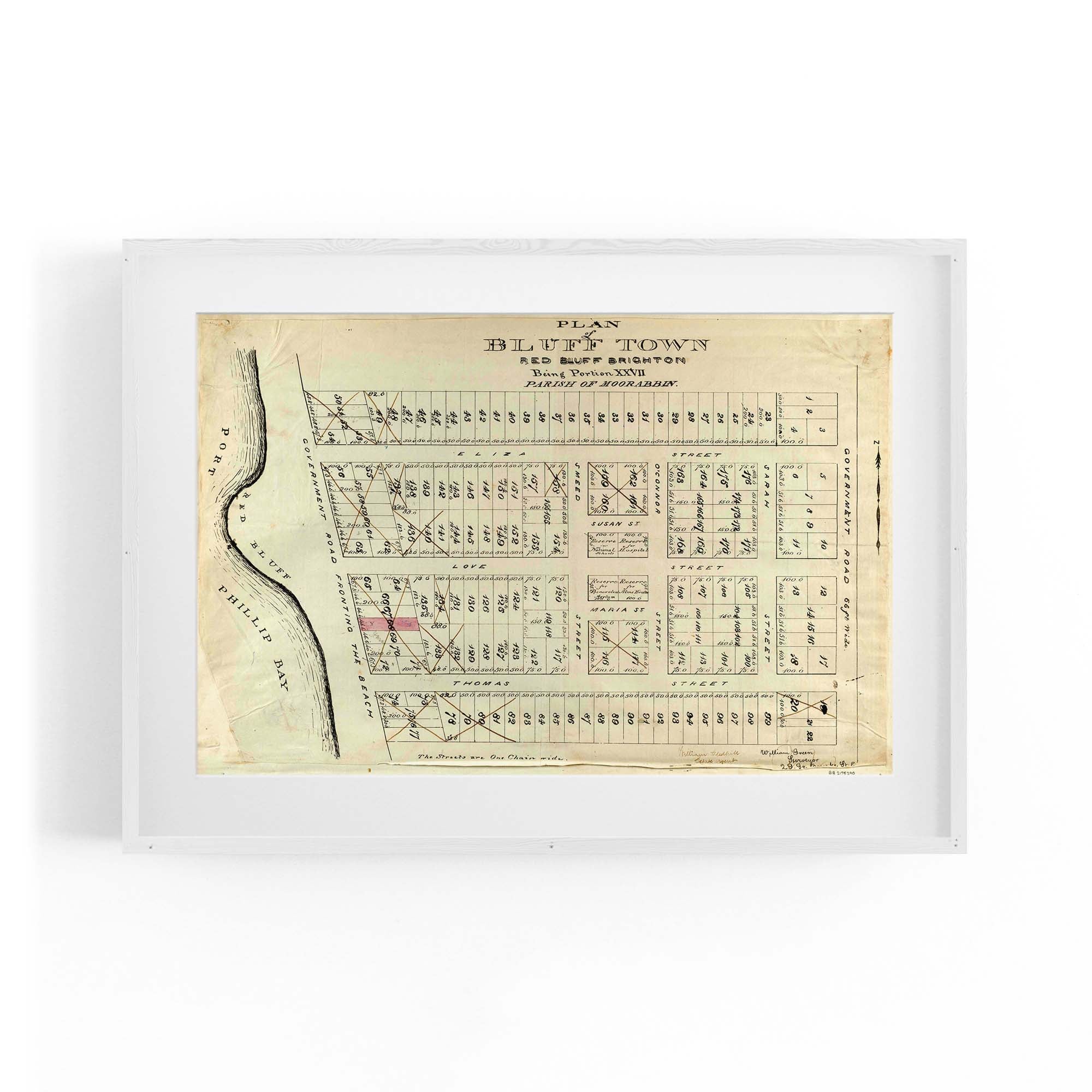 1907 Vintage Map of Black Rock, Victoria Australia – Vintage Maps