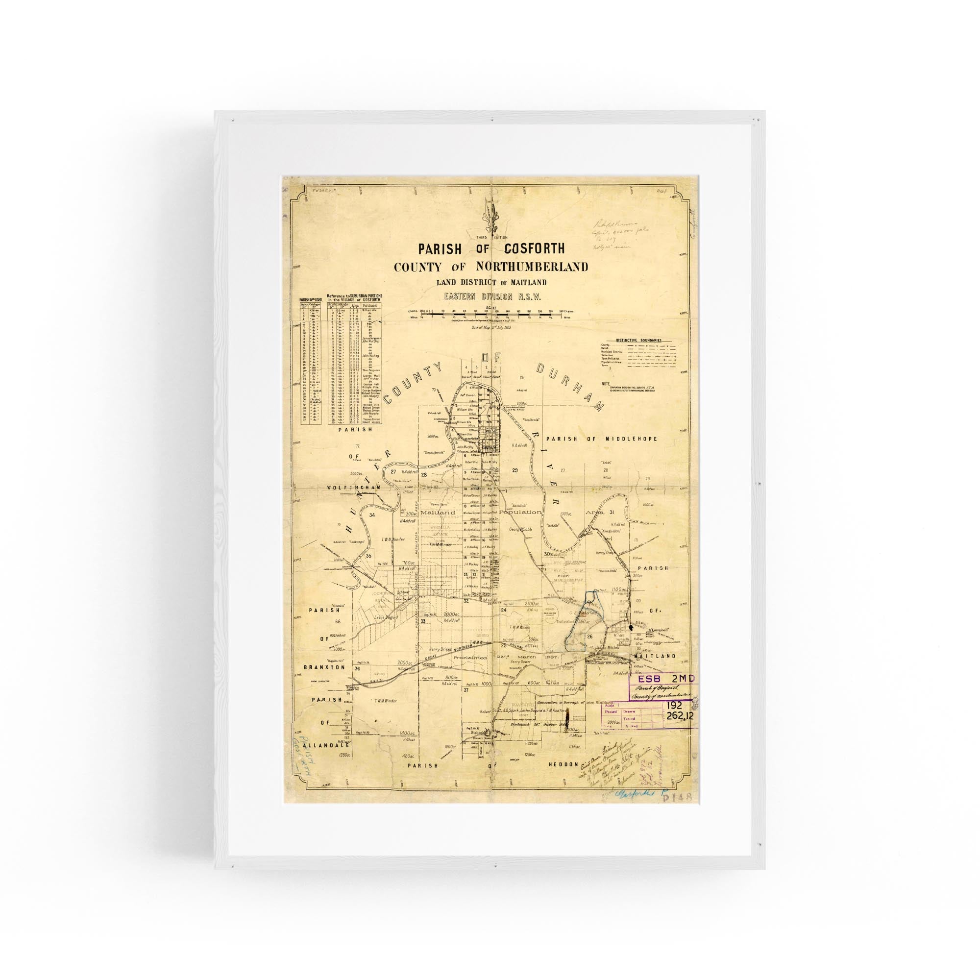 1903 Map of Gosforth, New South Wales – Vintage Maps