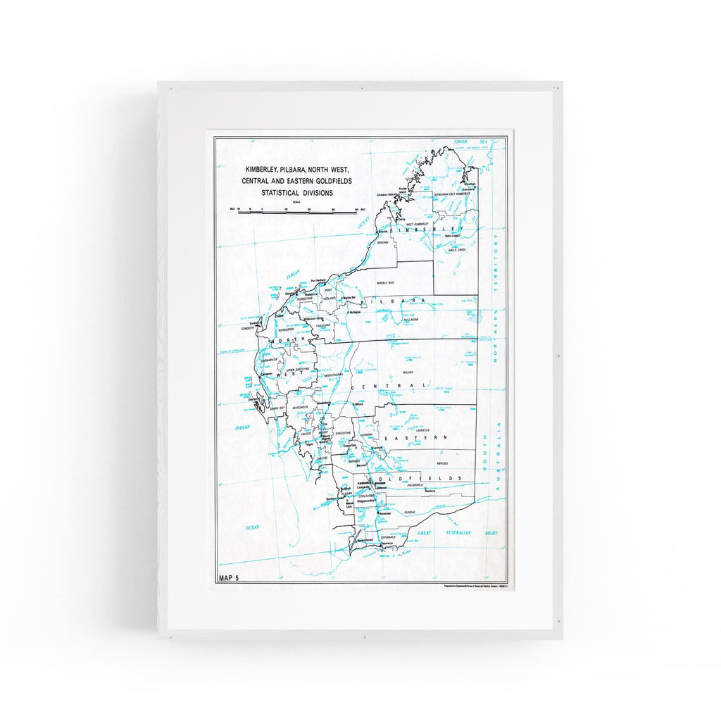 1966 State Map of Western Australia – Vintage Maps