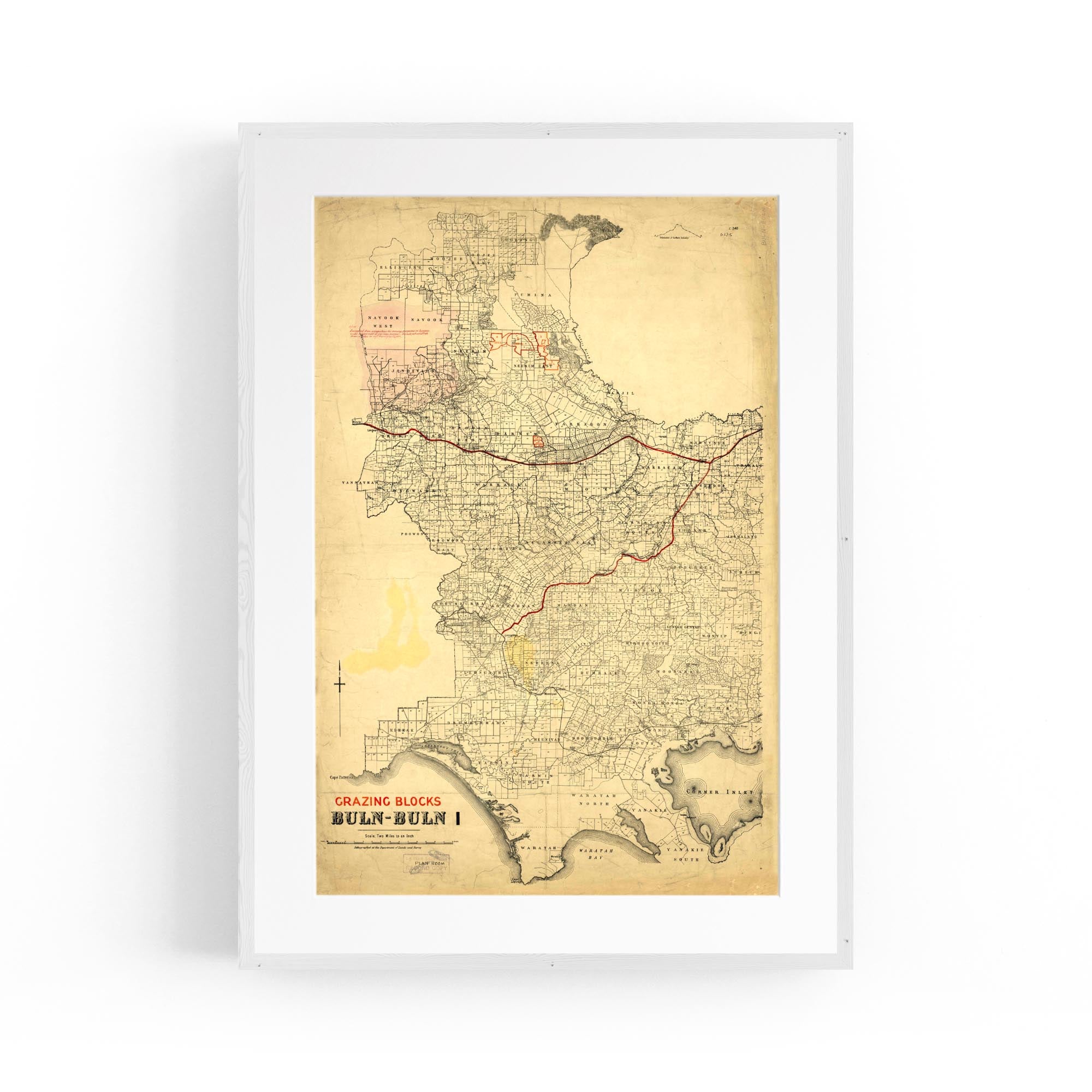 1890's Vintage Map of Moe & Surrounds, Victoria Australia – Vintage Maps