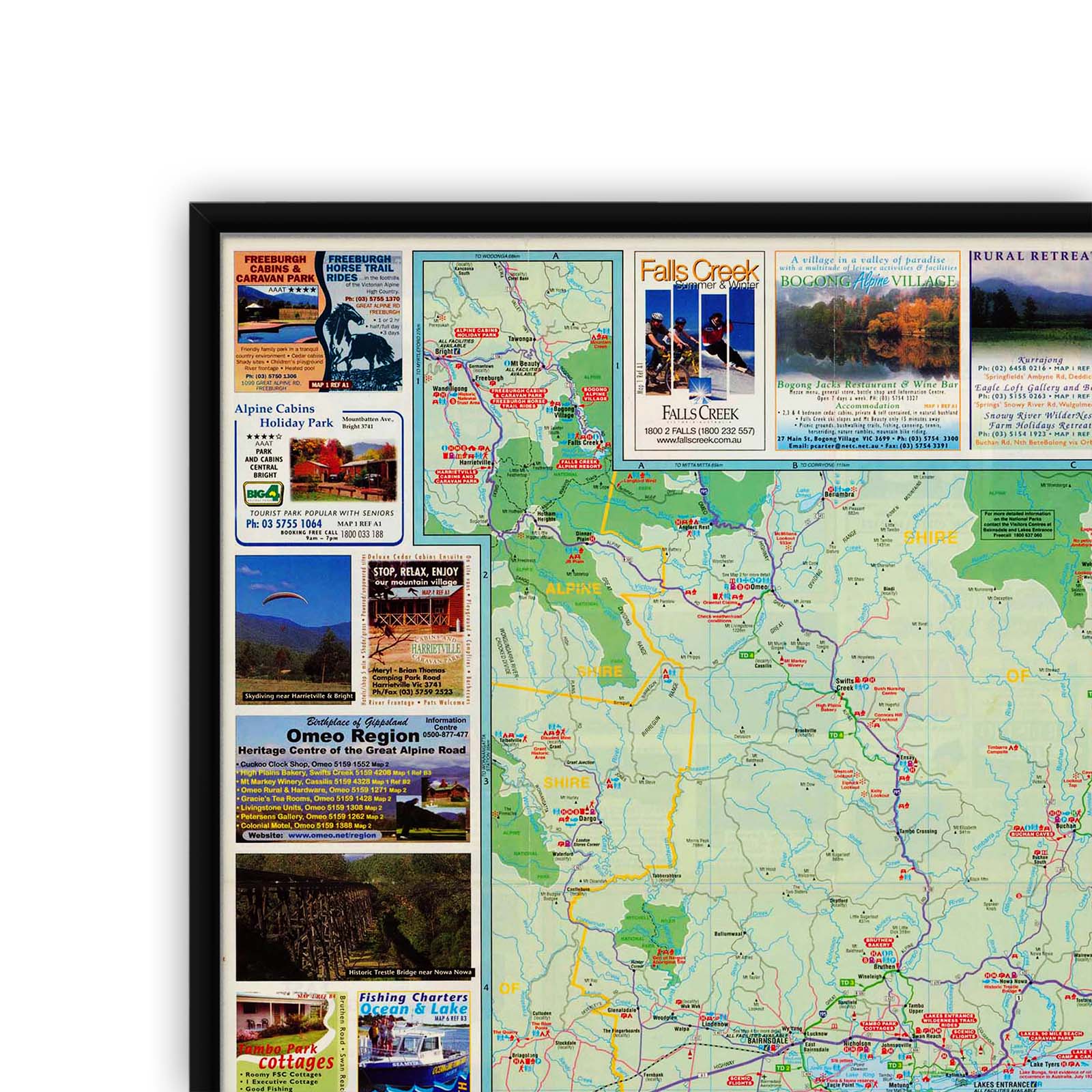 Map of Victoria, Australia #9 (1950?) – Vintage Maps