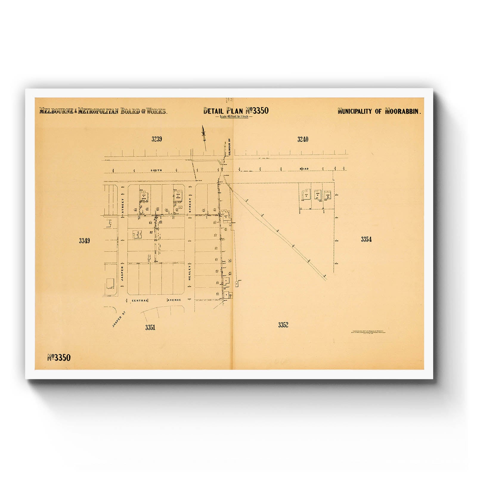 Cheltenham, Victoria Australia Vintage Map #31 (1940) – Vintage Maps