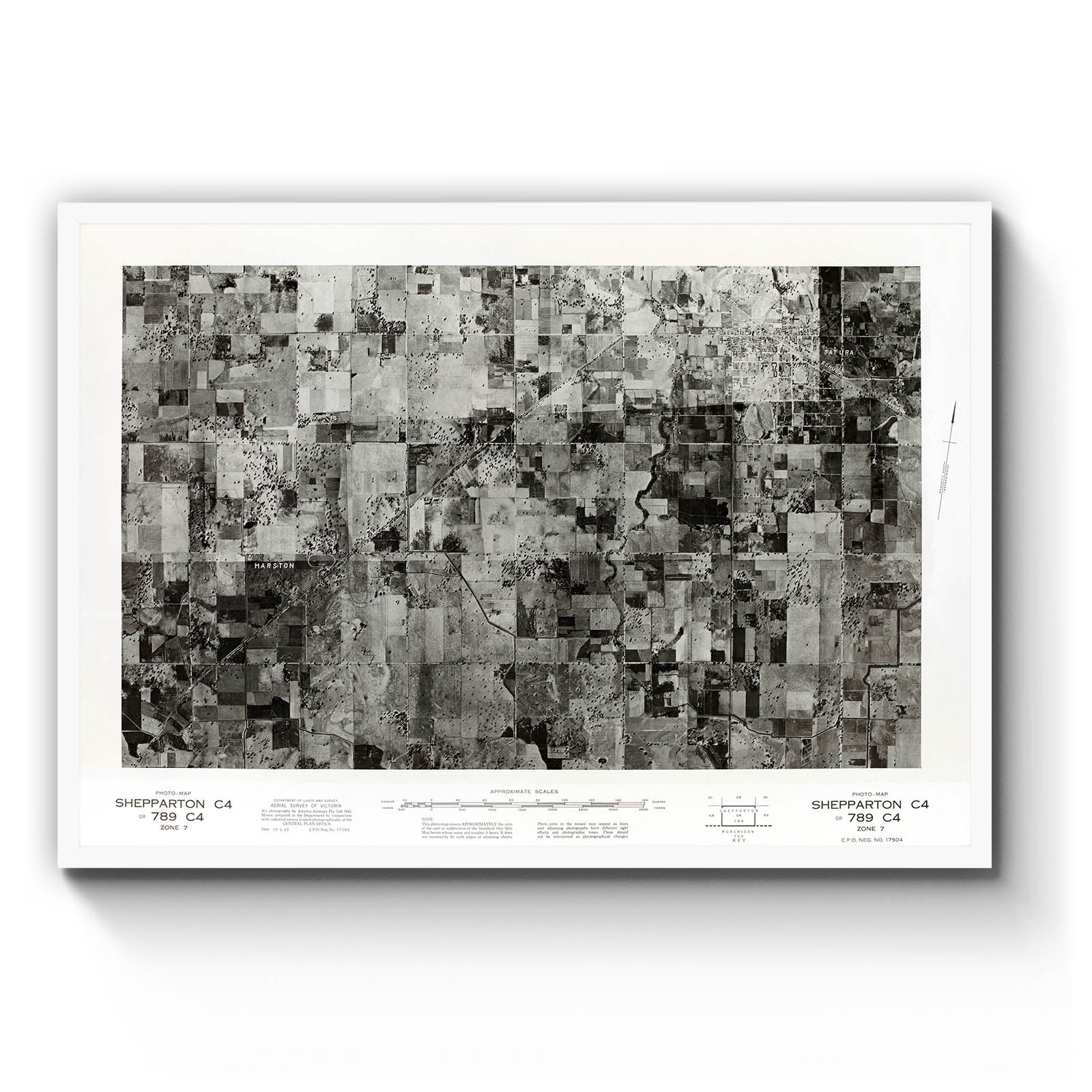 Tatura, Victoria Australia Vintage Map #2 (1949) – Vintage Maps