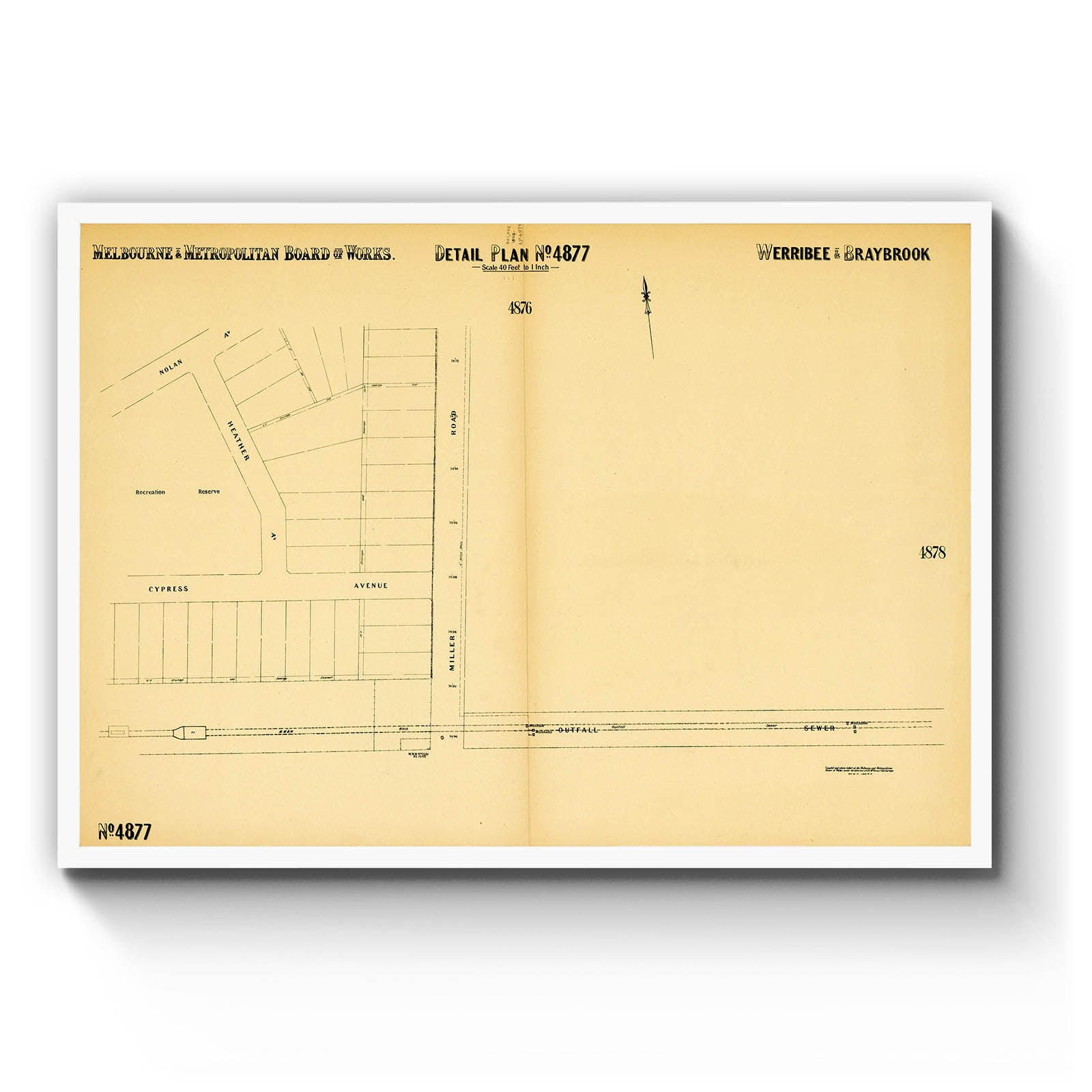 Braybrook, Victoria Australia Vintage Map #22 (1942) – Vintage Maps