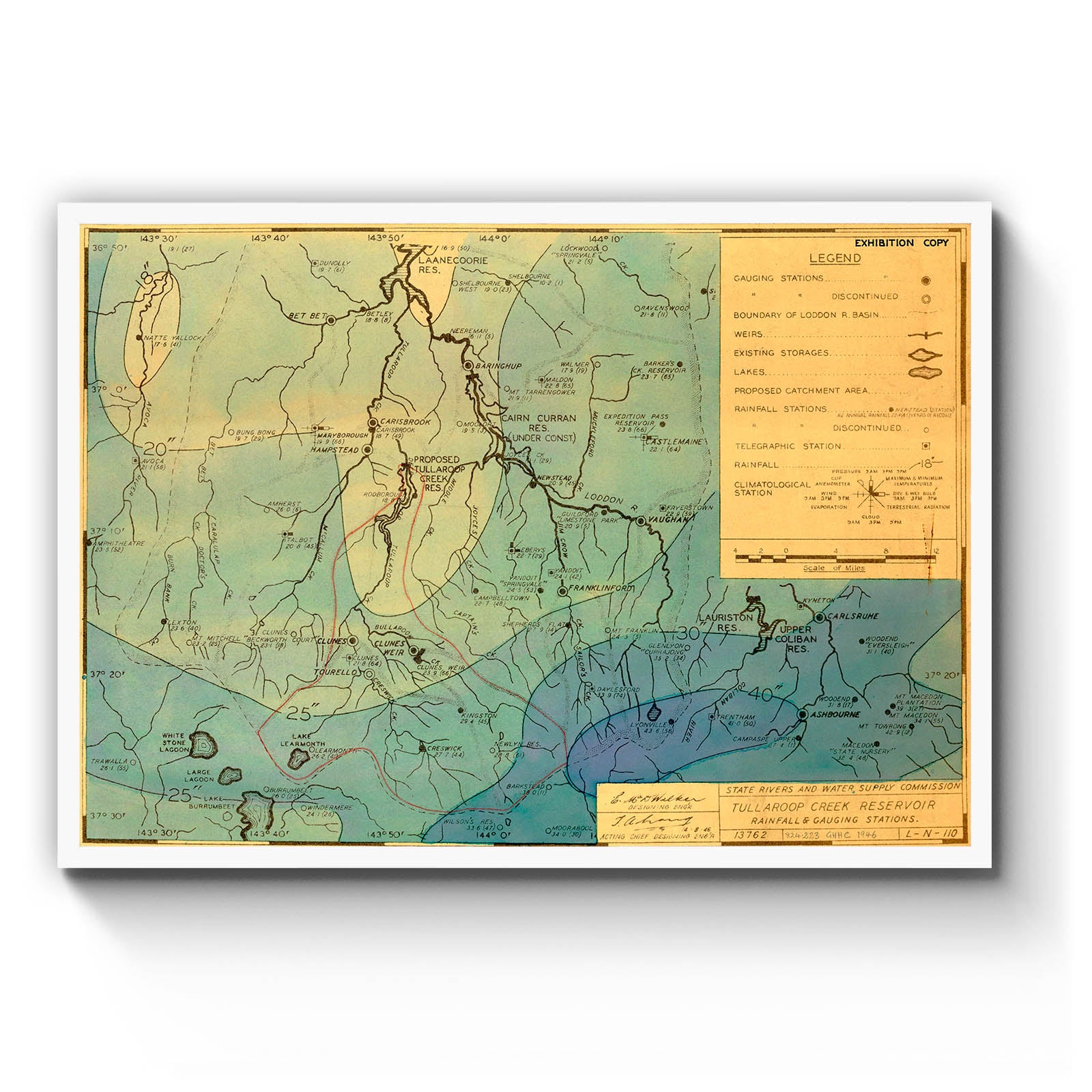 Clunes, Victoria Australia Vintage Map #7 (1946) – Vintage Maps