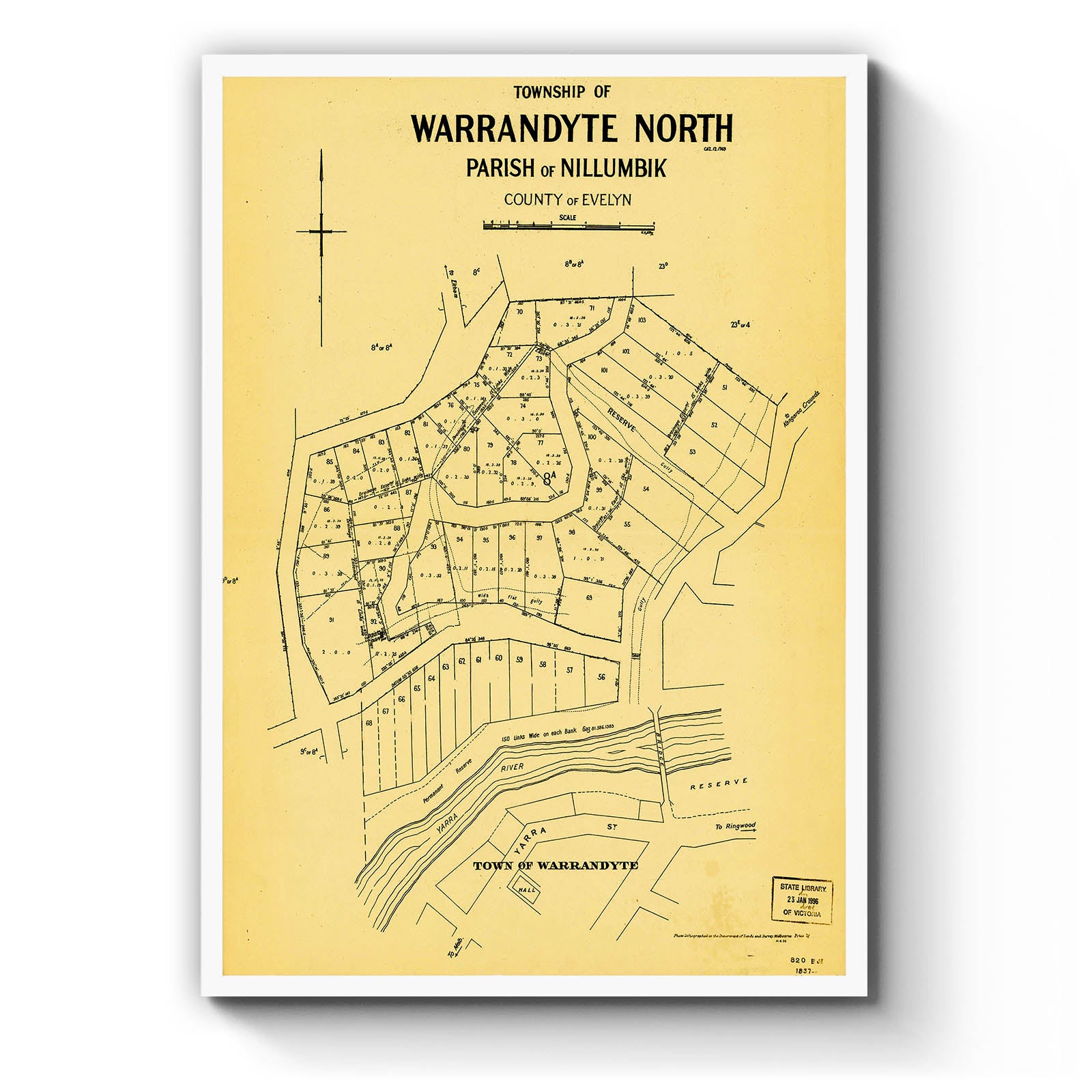 Warrandyte, Victoria Australia Vintage Map #10 (1930) – Vintage Maps