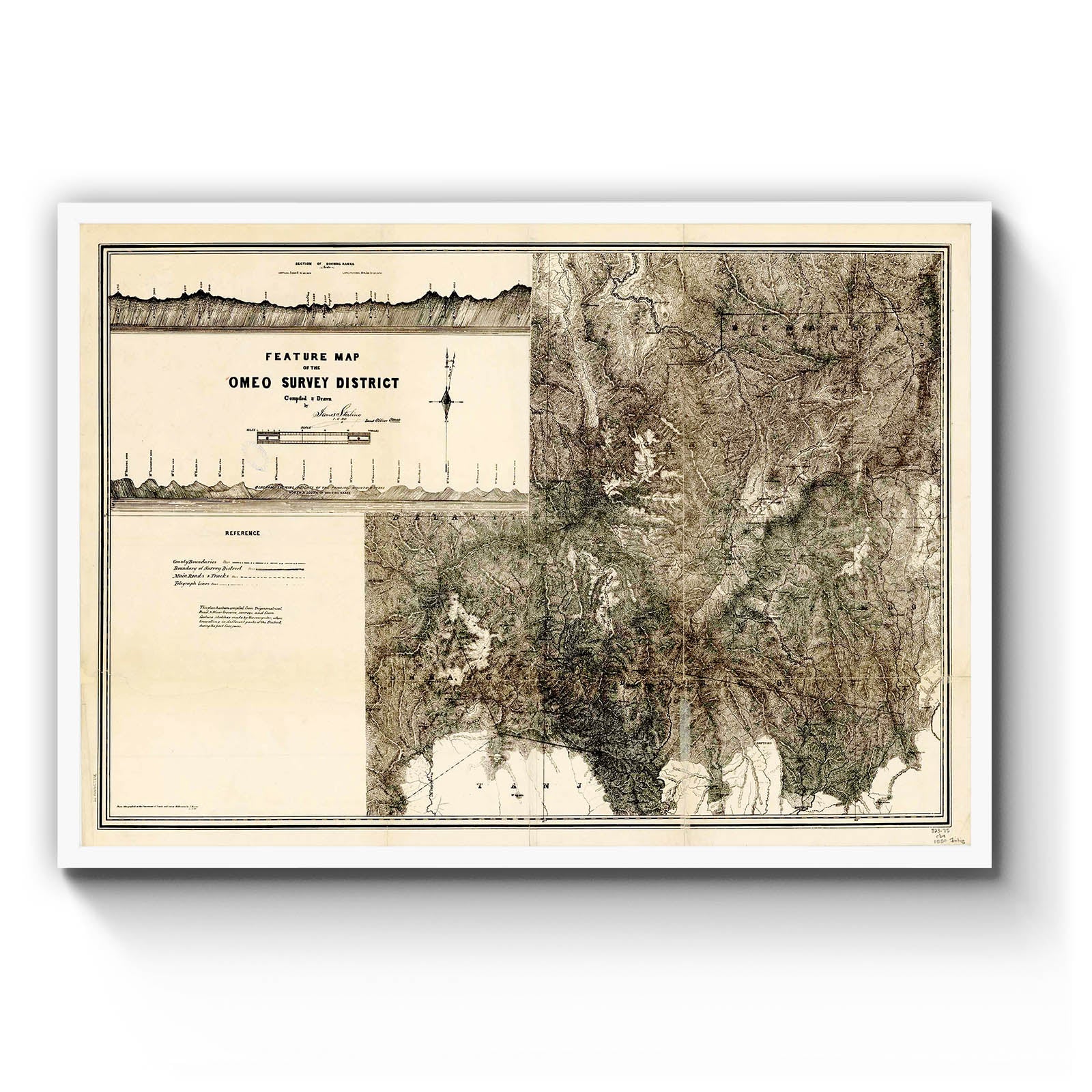Omeo, Victoria Australia Vintage Map #3 (1880) – Vintage Maps