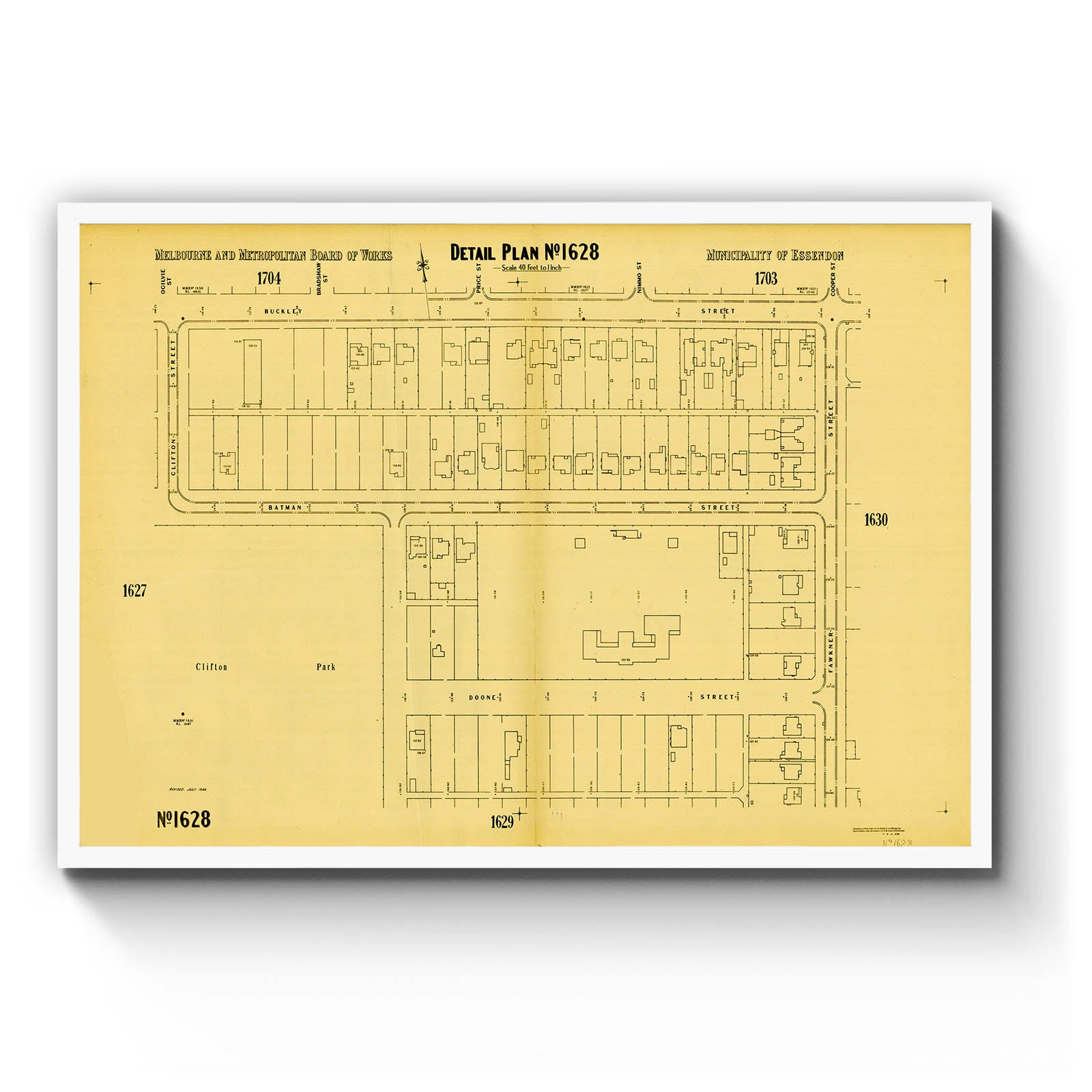 Essendon, Victoria Australia Vintage Map #31 (1946) – Vintage Maps