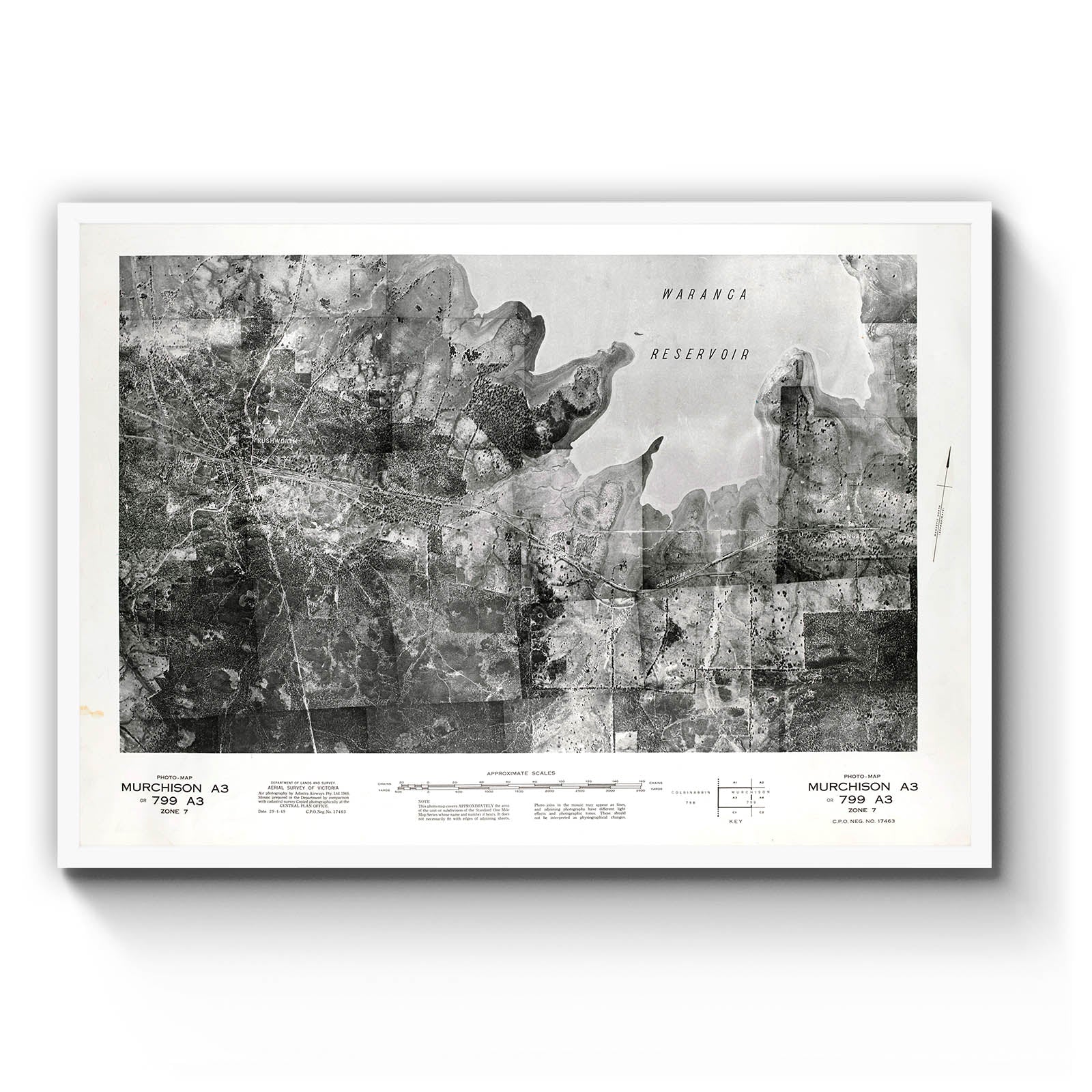 Rushworth, Victoria Australia Vintage Map #4 (1949) – Vintage Maps