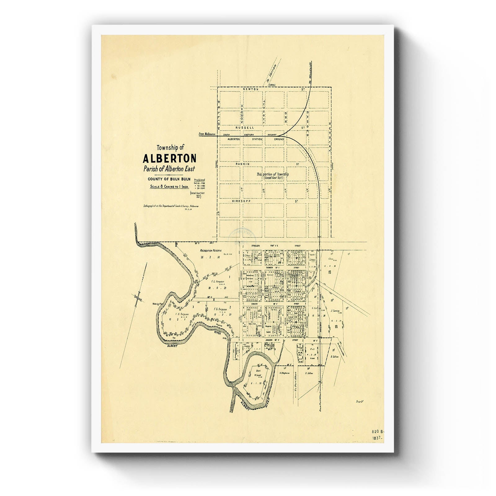 Alberton, Victoria Australia Vintage Map #6 (1938) – Vintage Maps