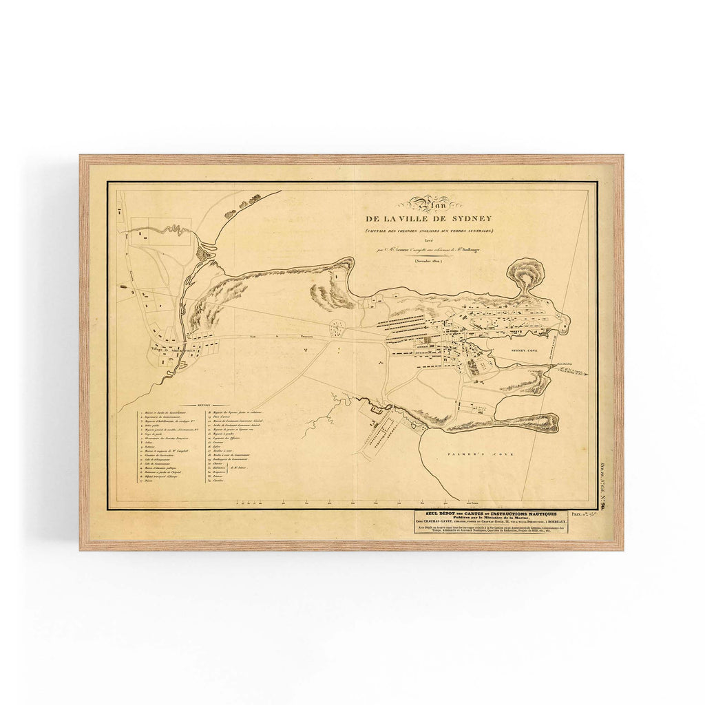 1802 Map of Sydney, New South Wales – Vintage Maps