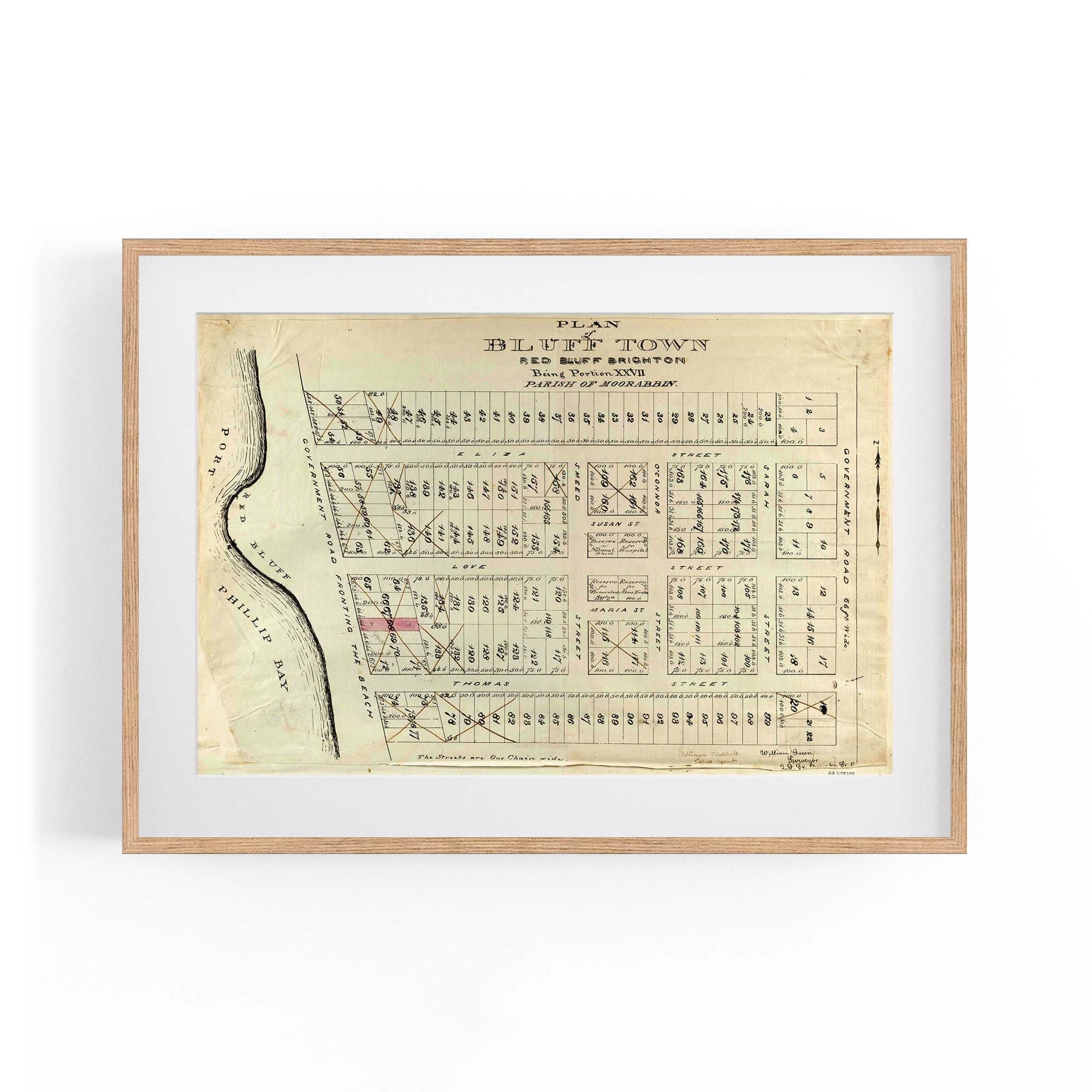 1907 Vintage Map of Black Rock, Victoria Australia – Vintage Maps