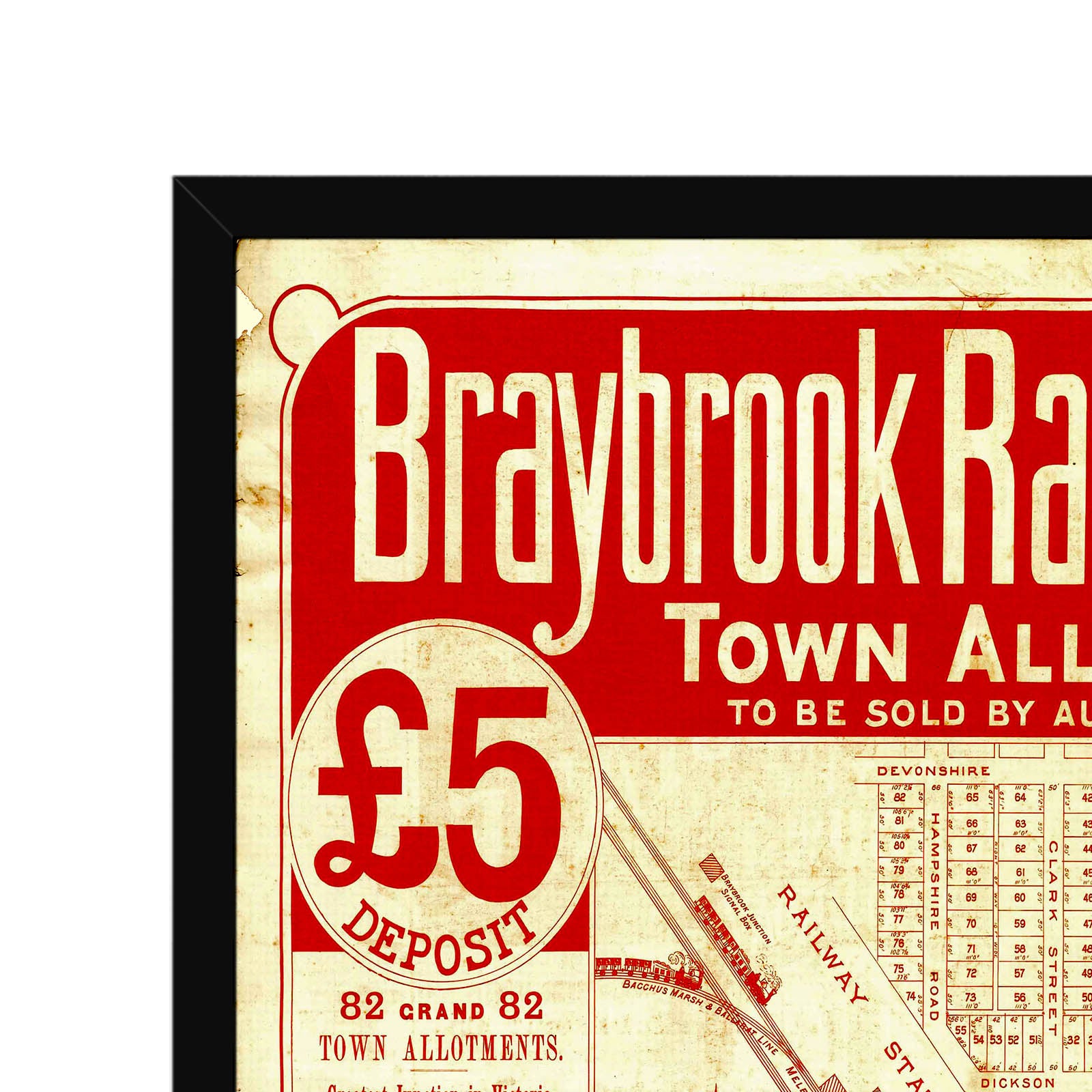 Braybrook, Victoria Australia Vintage Map #2 (1888) – Vintage Maps