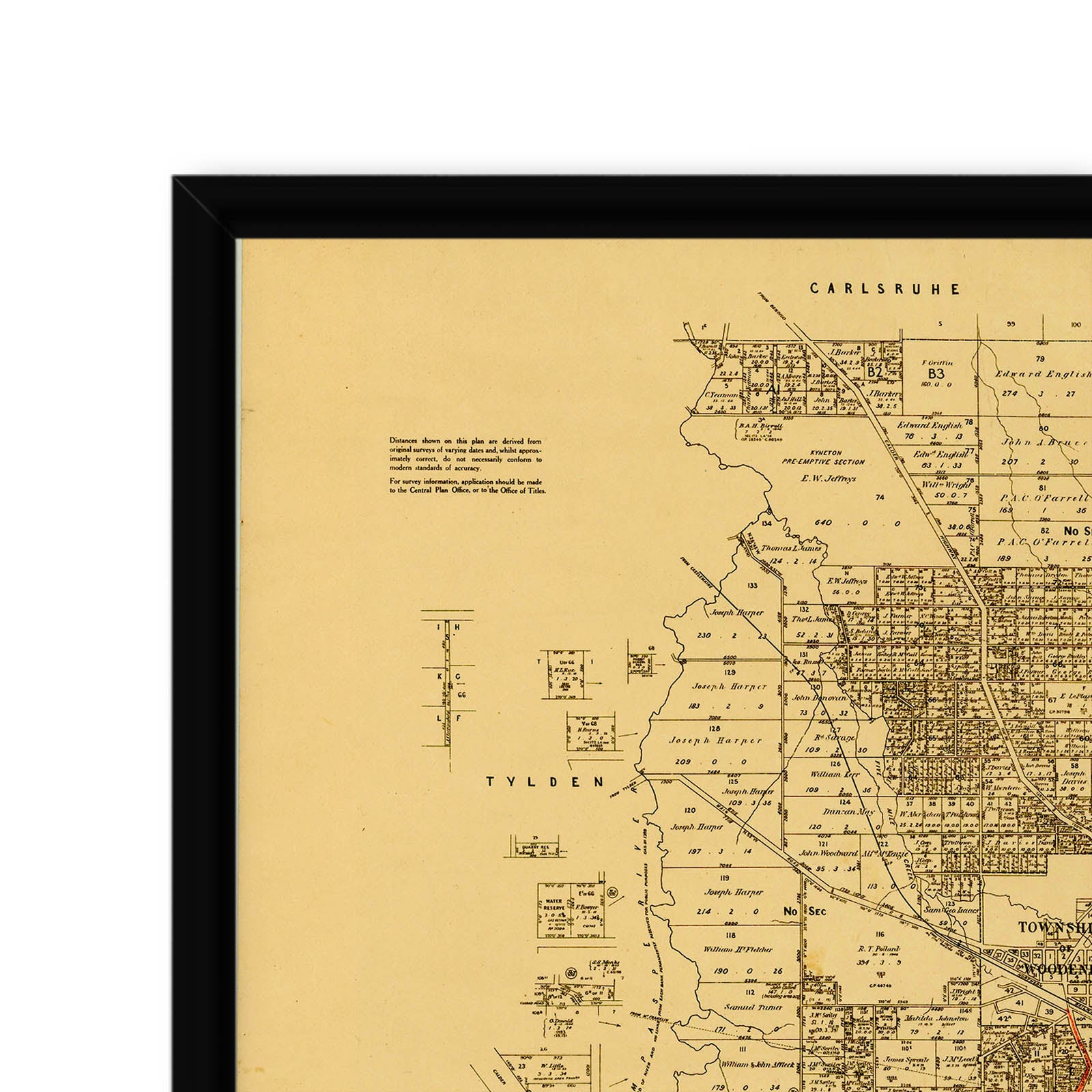 Woodend, Victoria Australia Vintage Map #8 (1953) – Vintage Maps
