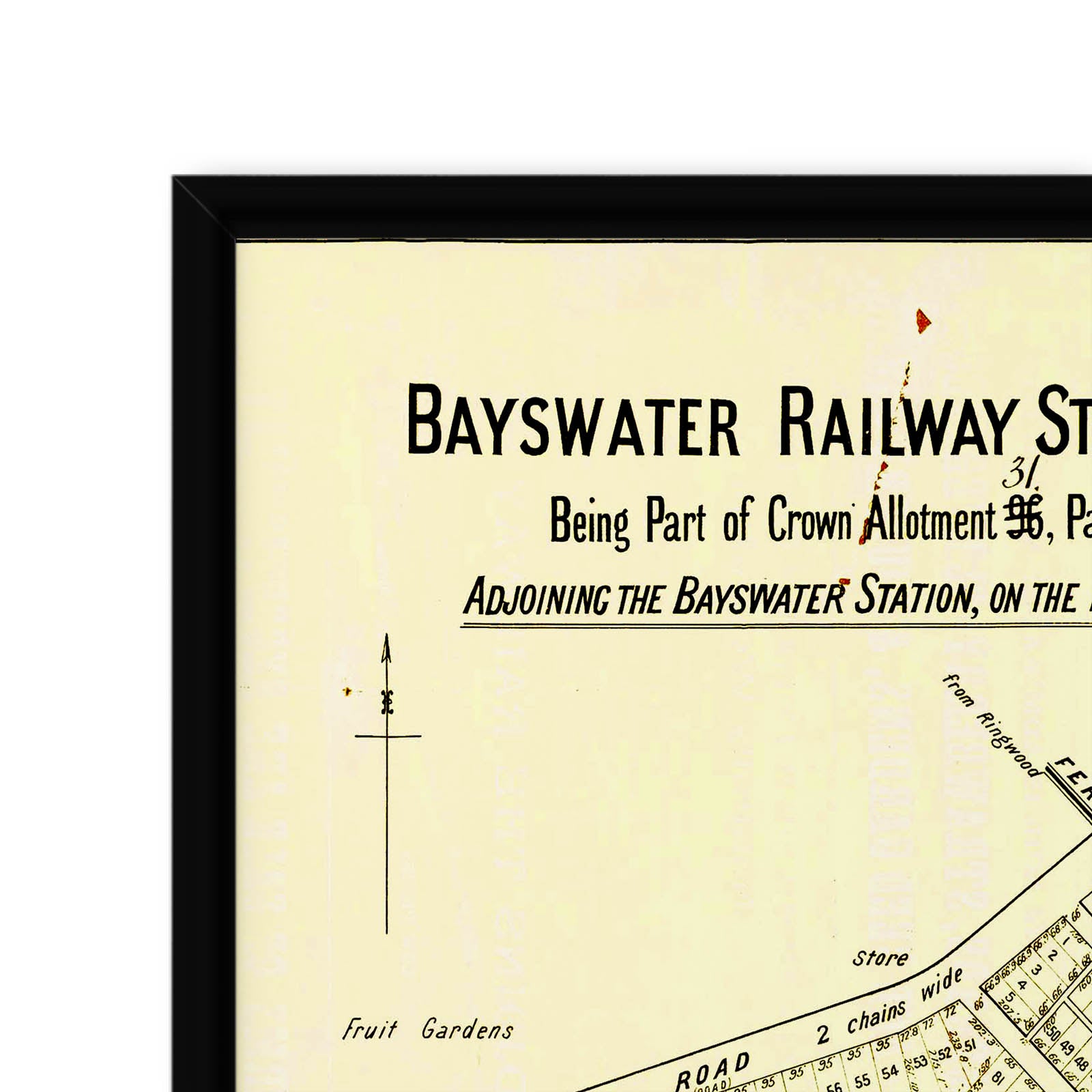 Bayswater, Victoria Australia Vintage Map #4 (188-?) – Vintage Maps