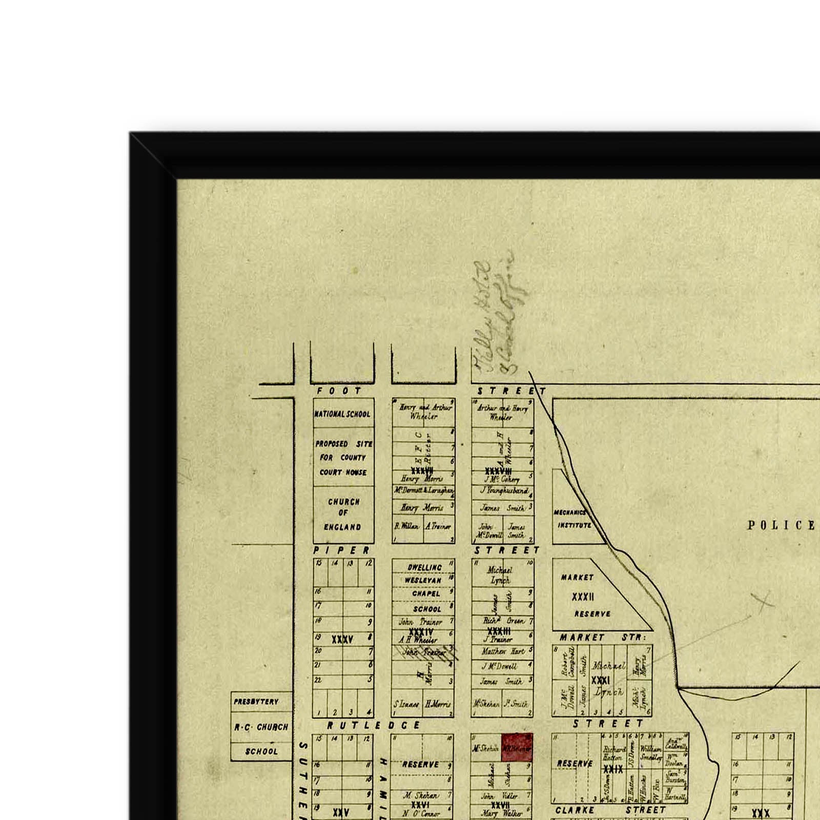 Kilmore, Victoria Australia Vintage Map #4 (1855) – Vintage Maps