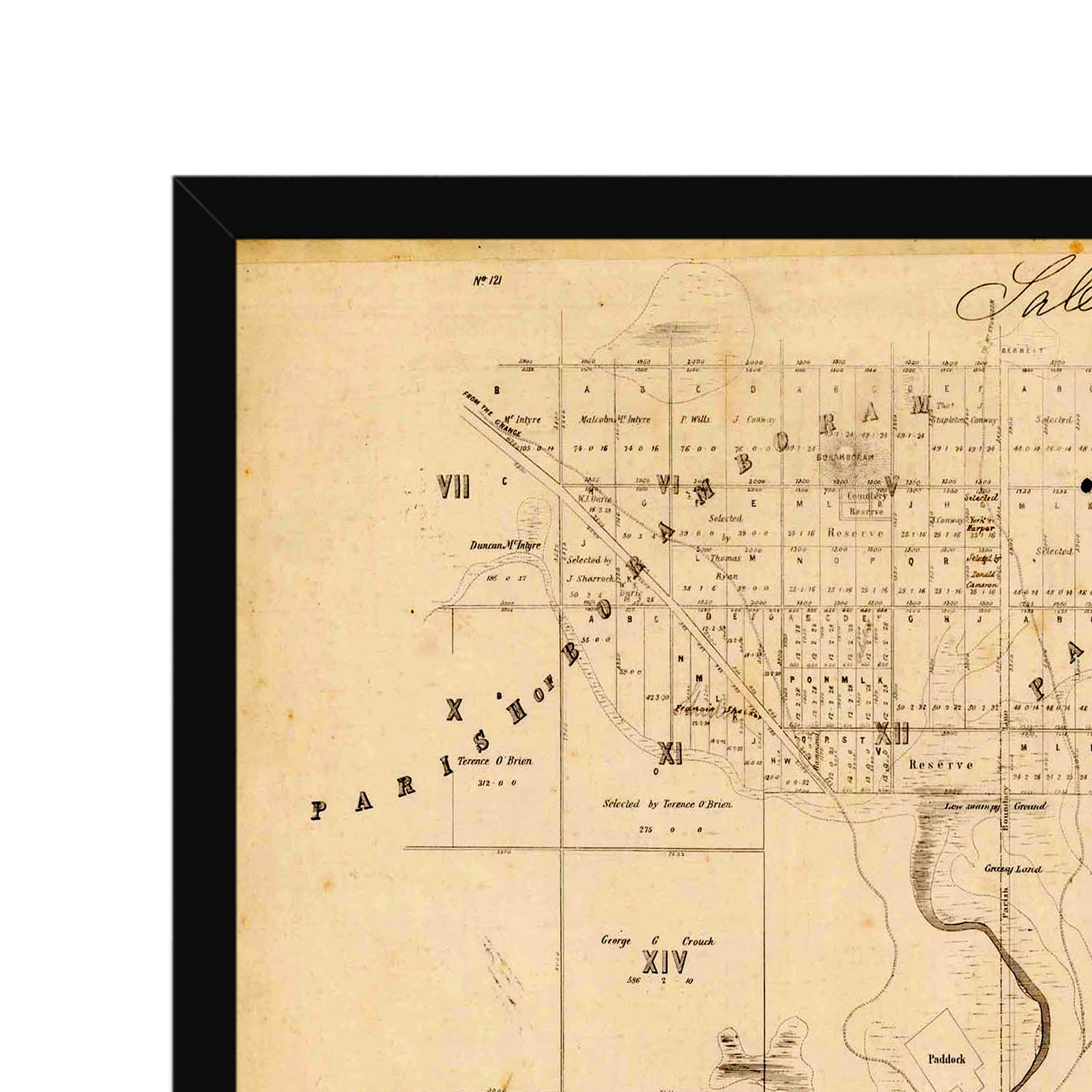 Penshurst, Victoria Australia Vintage Map #4 (1855) – Vintage Maps