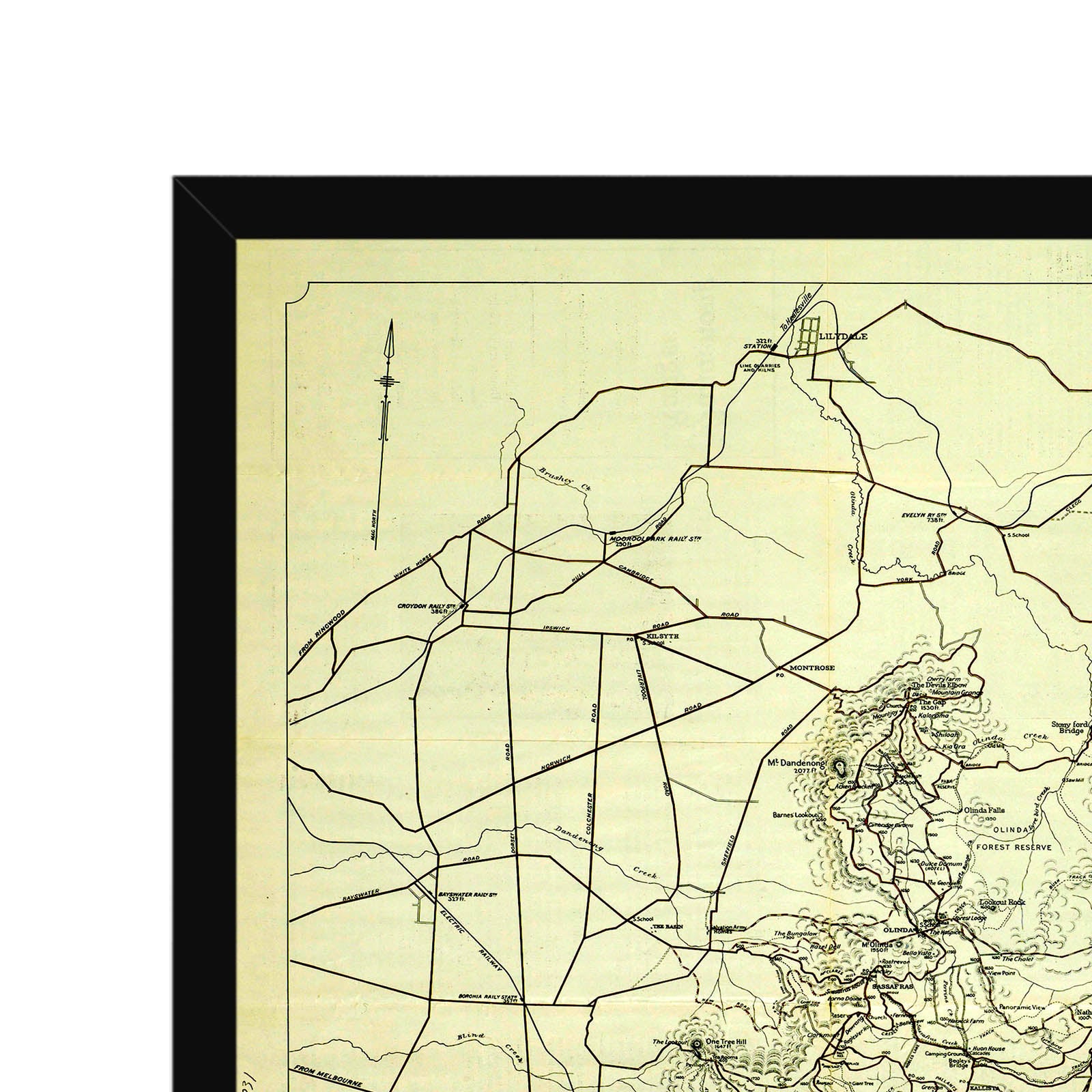 Ferntree Gully, Victoria Australia Vintage Map #16 (1926) – Vintage Maps