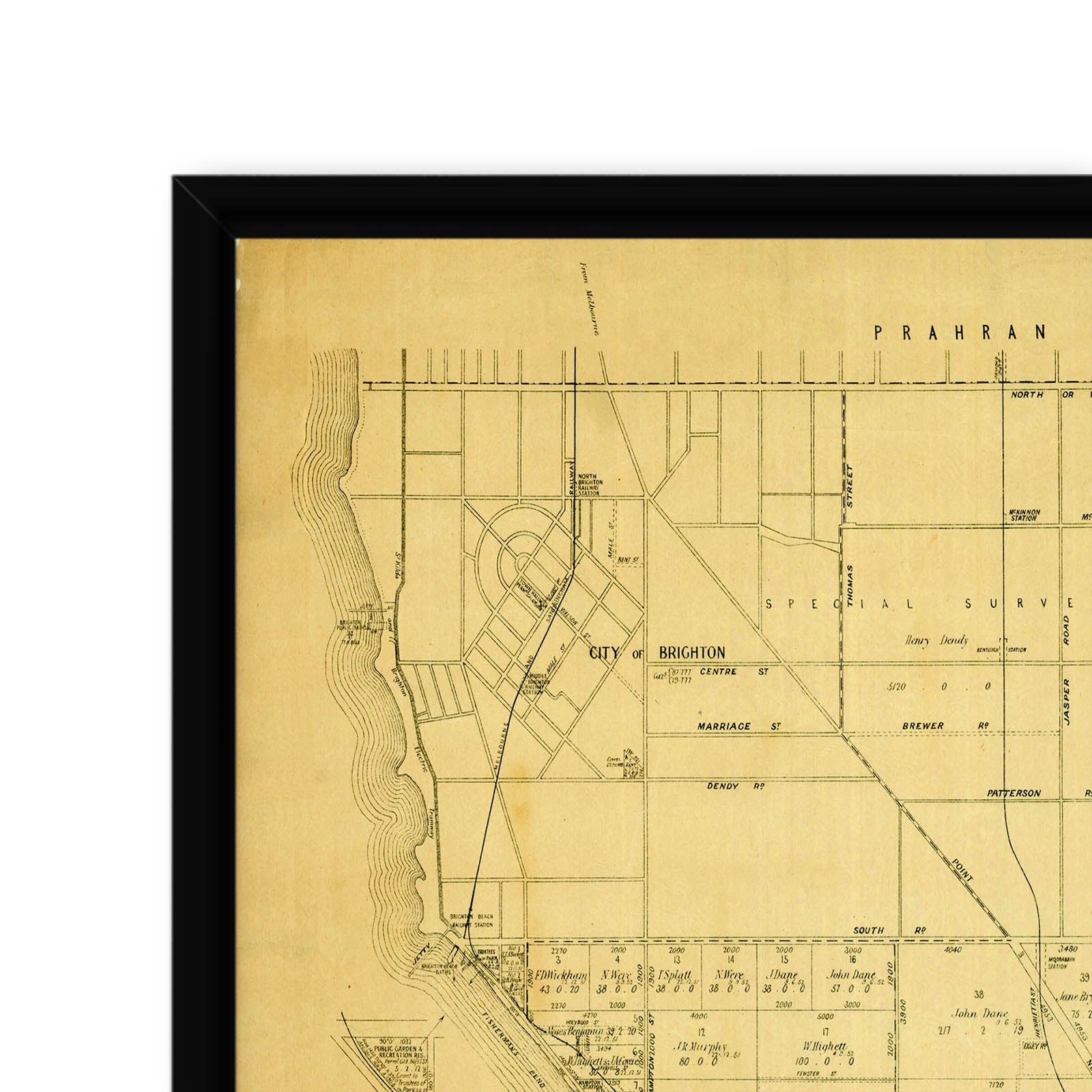 Moorabbin, Victoria Australia Vintage Map #10 (1926) – Vintage Maps