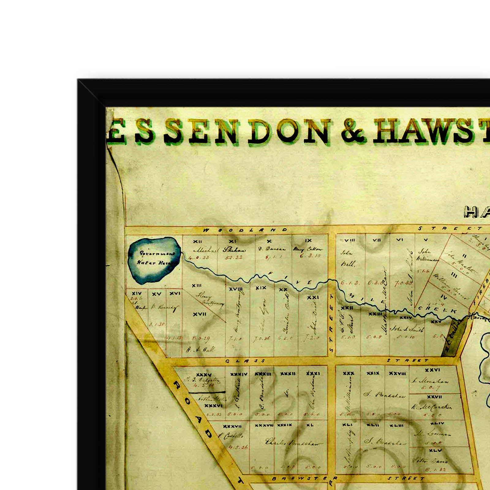 Essendon, Victoria Australia Vintage Map #27 (185-?) – Vintage Maps