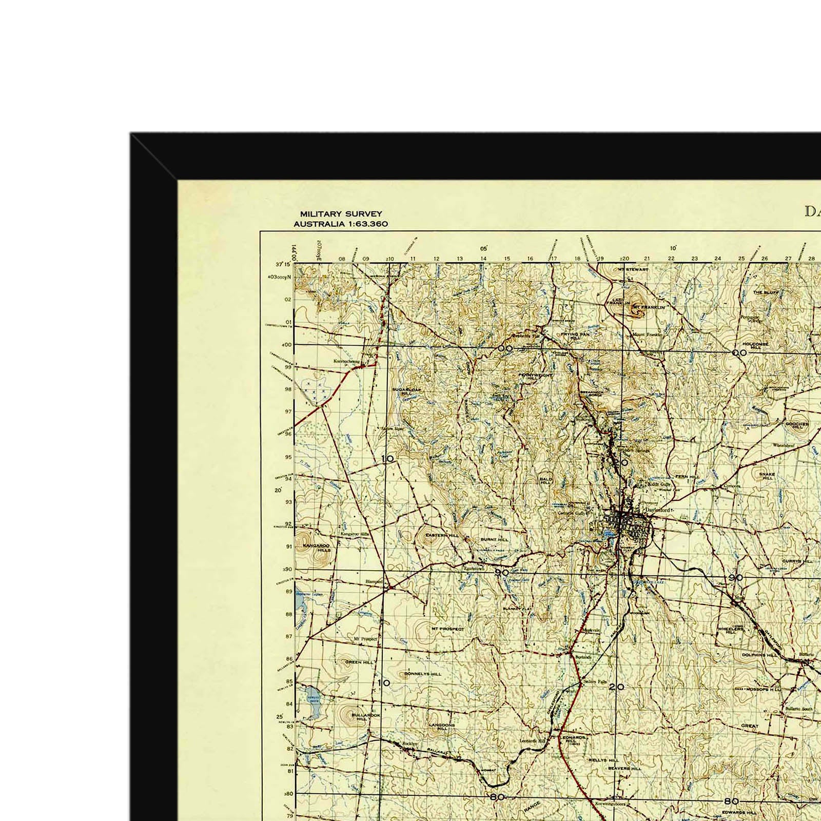 Daylesford, Victoria Australia Vintage Map #10 (1957) – Vintage Maps