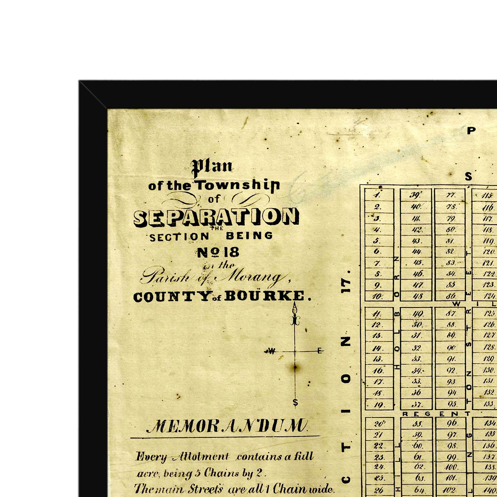 Yan Yean, Victoria Australia Vintage Map #6 (185-?) – Vintage Maps