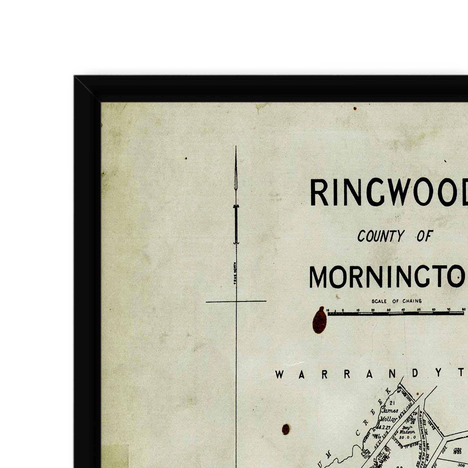 Ringwood, Victoria Australia Vintage Map #9 (1879) – Vintage Maps