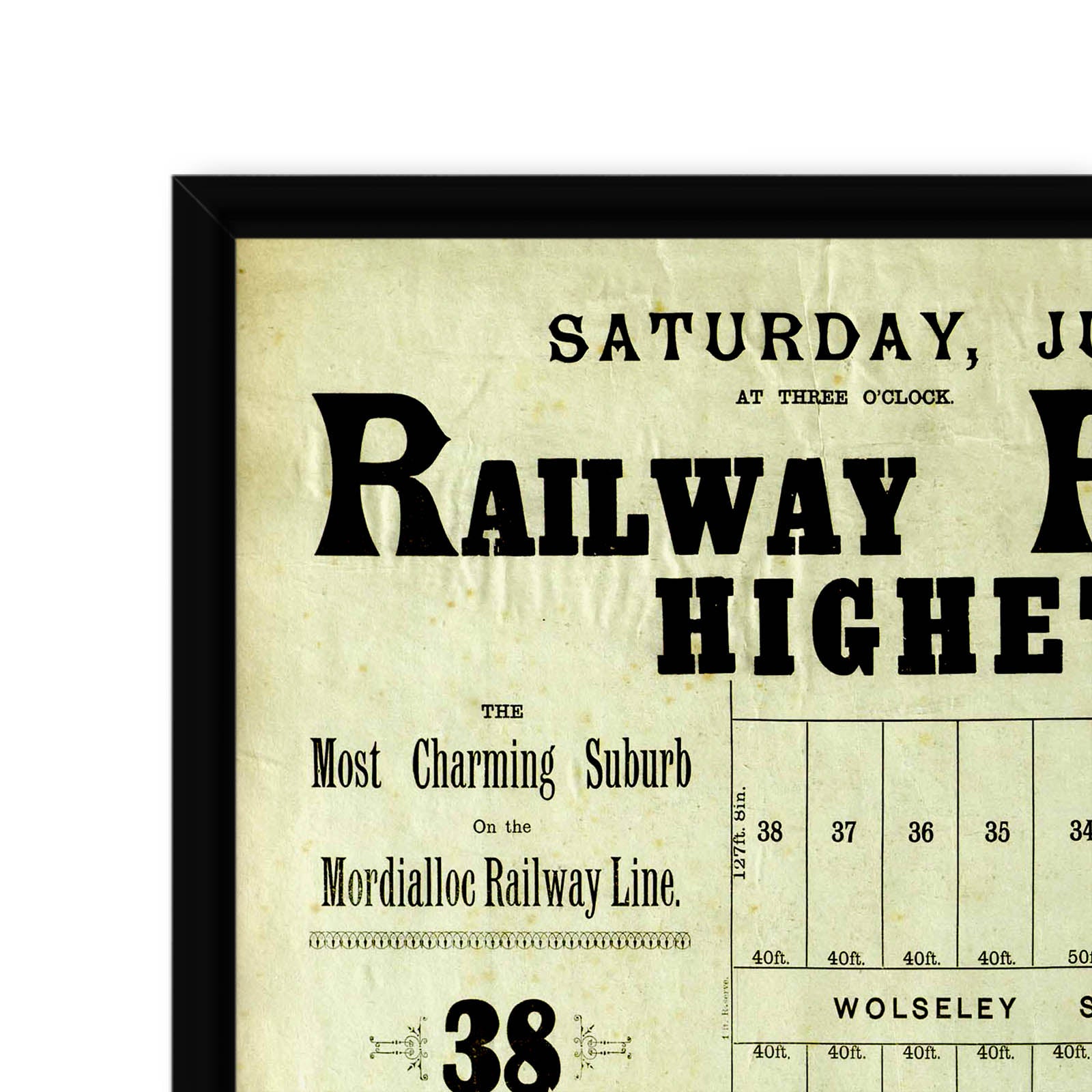 Highett, Victoria Australia Vintage Map #1 (1894?) – Vintage Maps