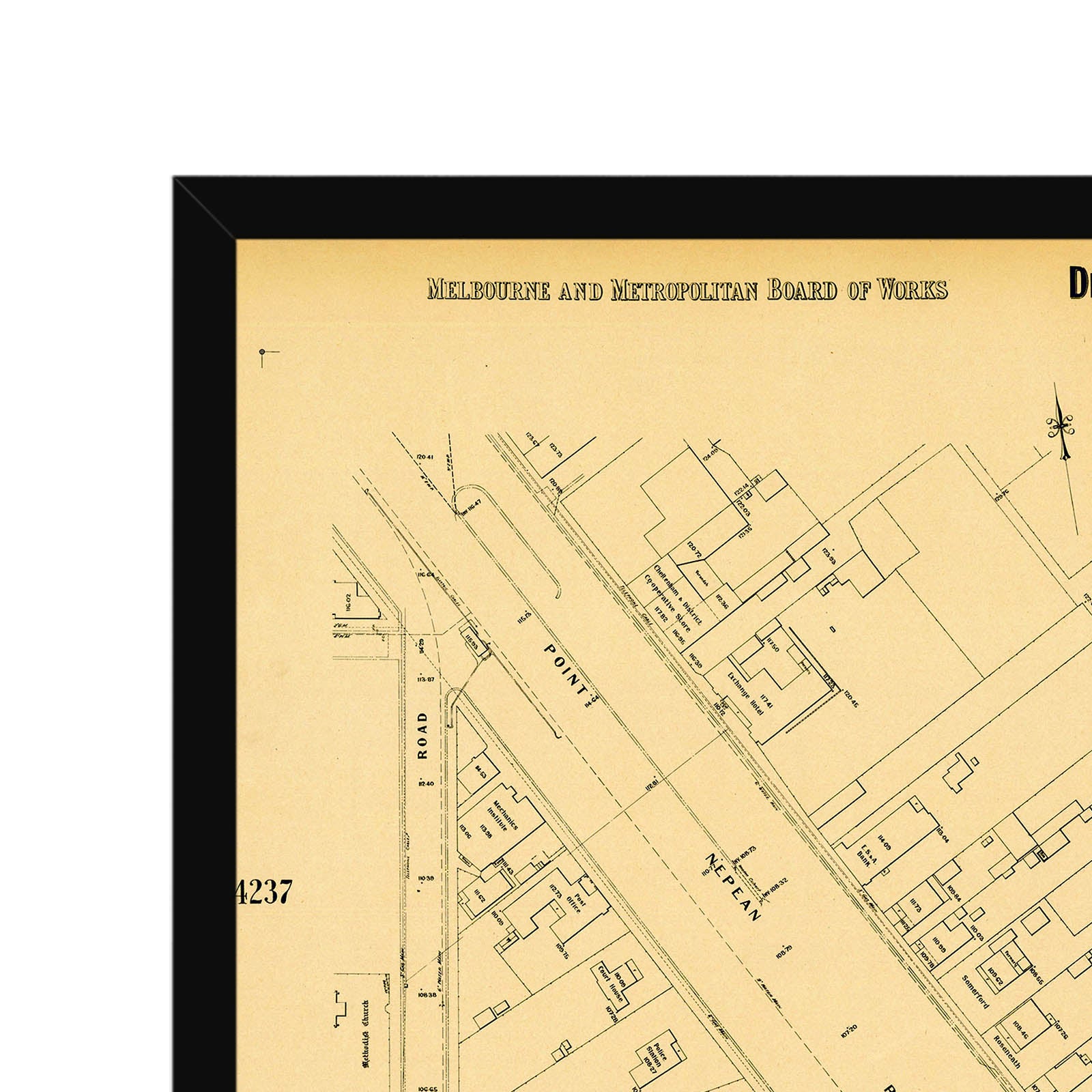 Cheltenham, Victoria Australia Vintage Map #7 (1946) – Vintage Maps