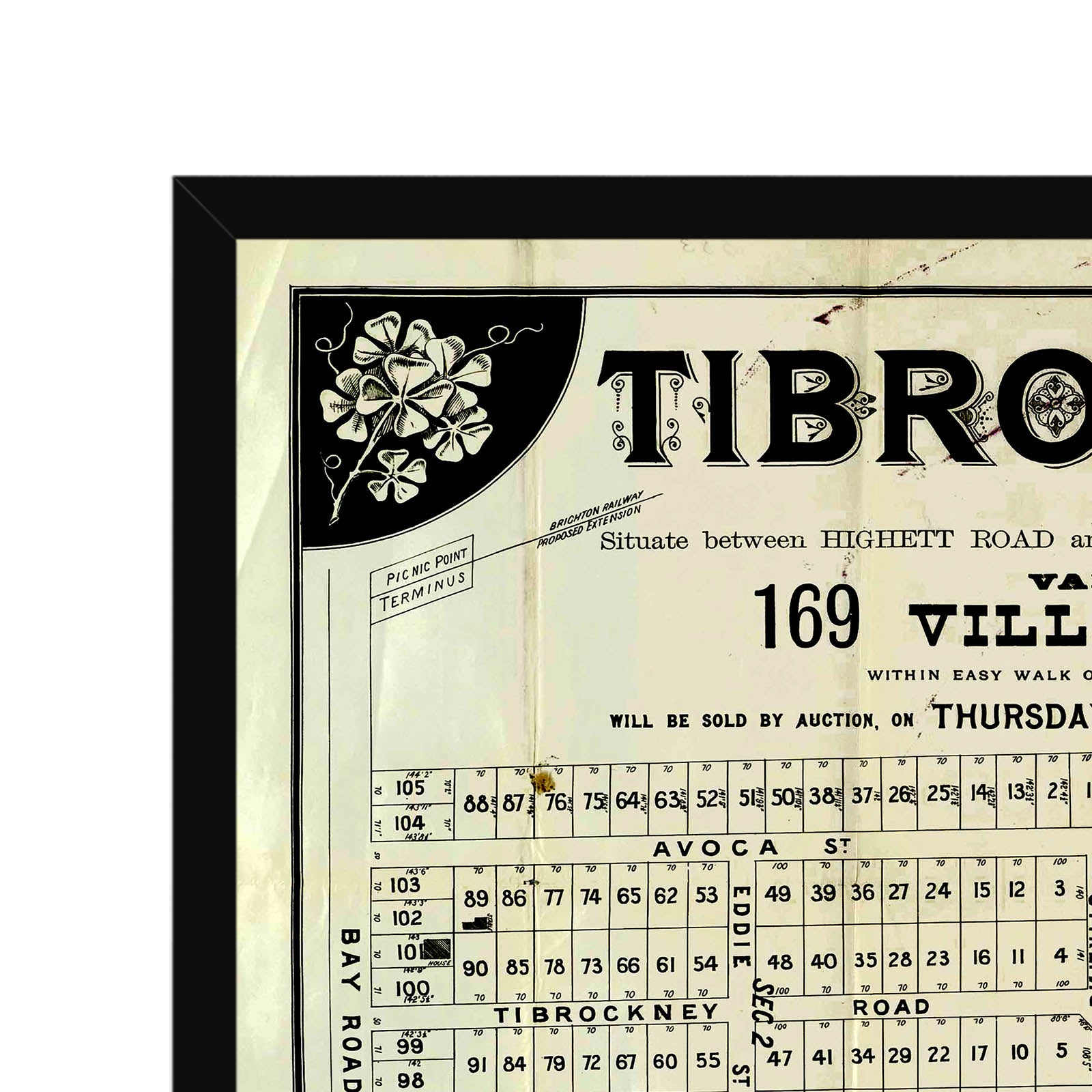 Highett, Victoria Australia Vintage Map #2 (1885) – Vintage Maps