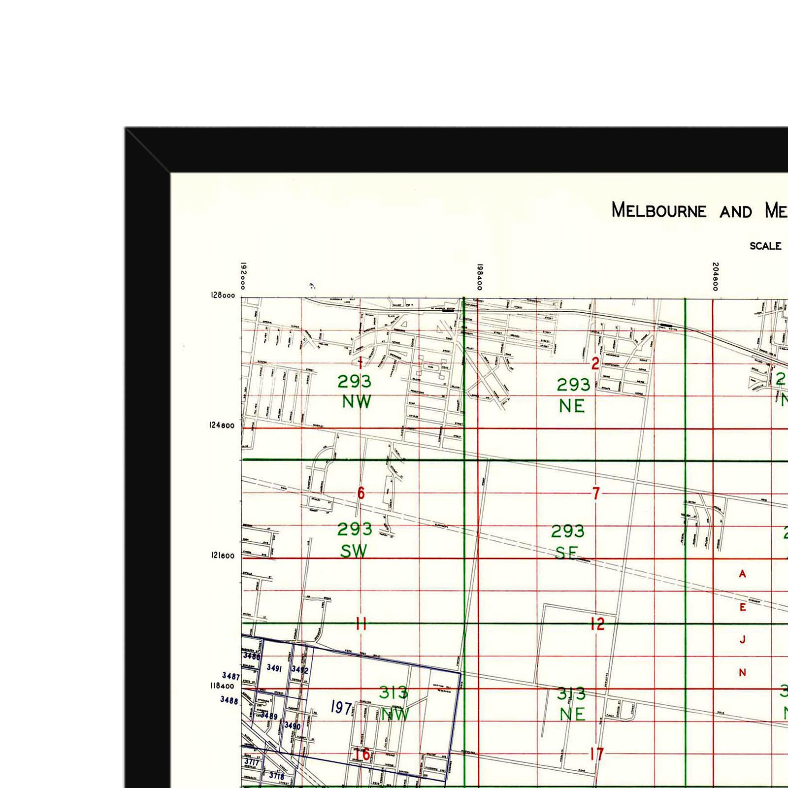 Mulgrave, Victoria Australia Vintage Map #6 (196-?) – Vintage Maps