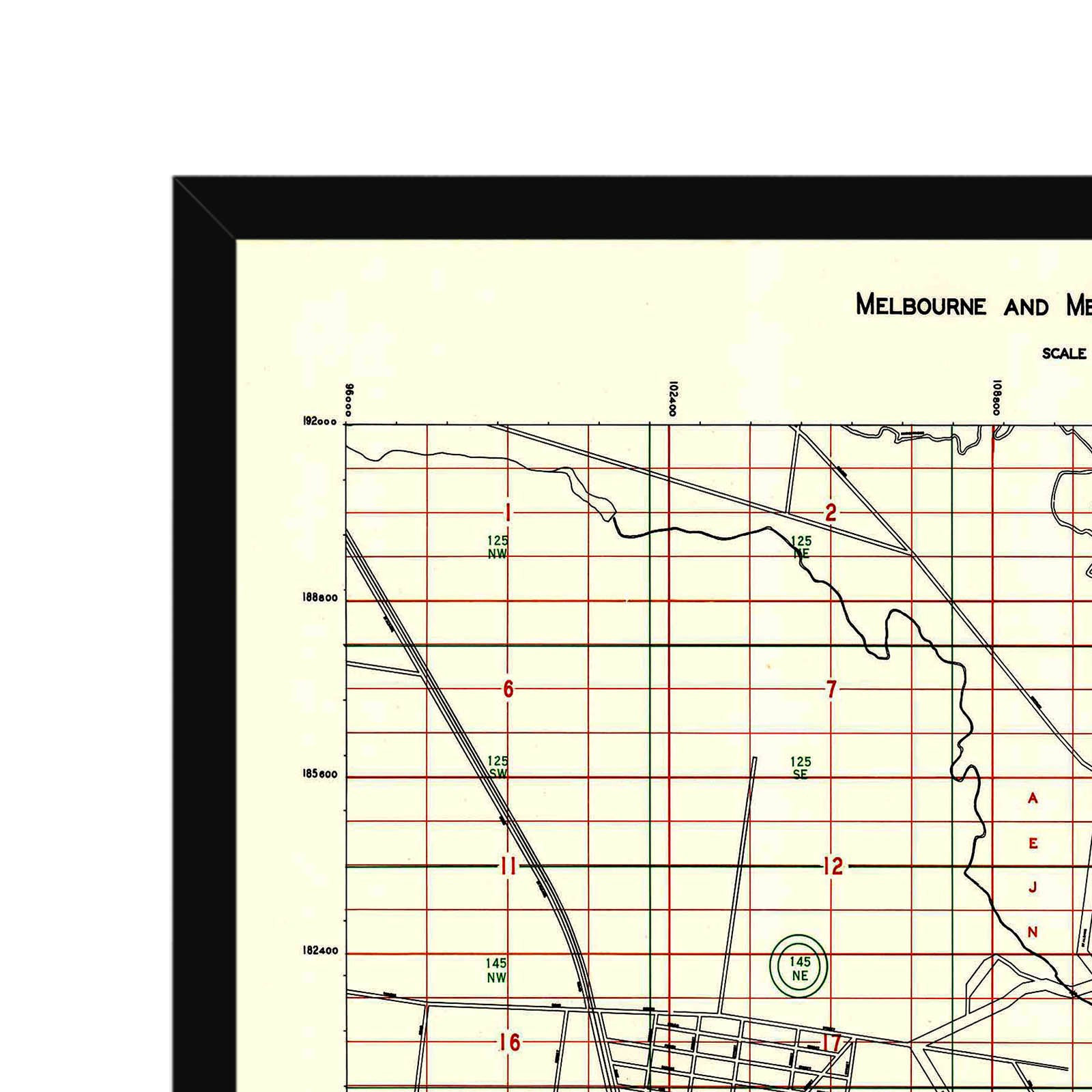 Broadmeadows, Victoria Australia Vintage Map #7 (196-?) – Vintage Maps