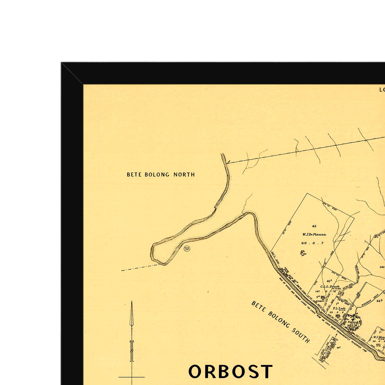 Orbost, Victoria Australia Vintage Map #3 (1952) – Vintage Maps