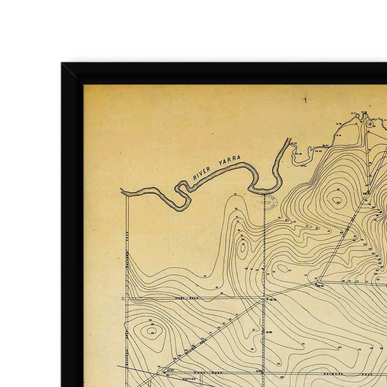 Boroondara, Victoria Australia Vintage Map #1 (1890) – Vintage Maps